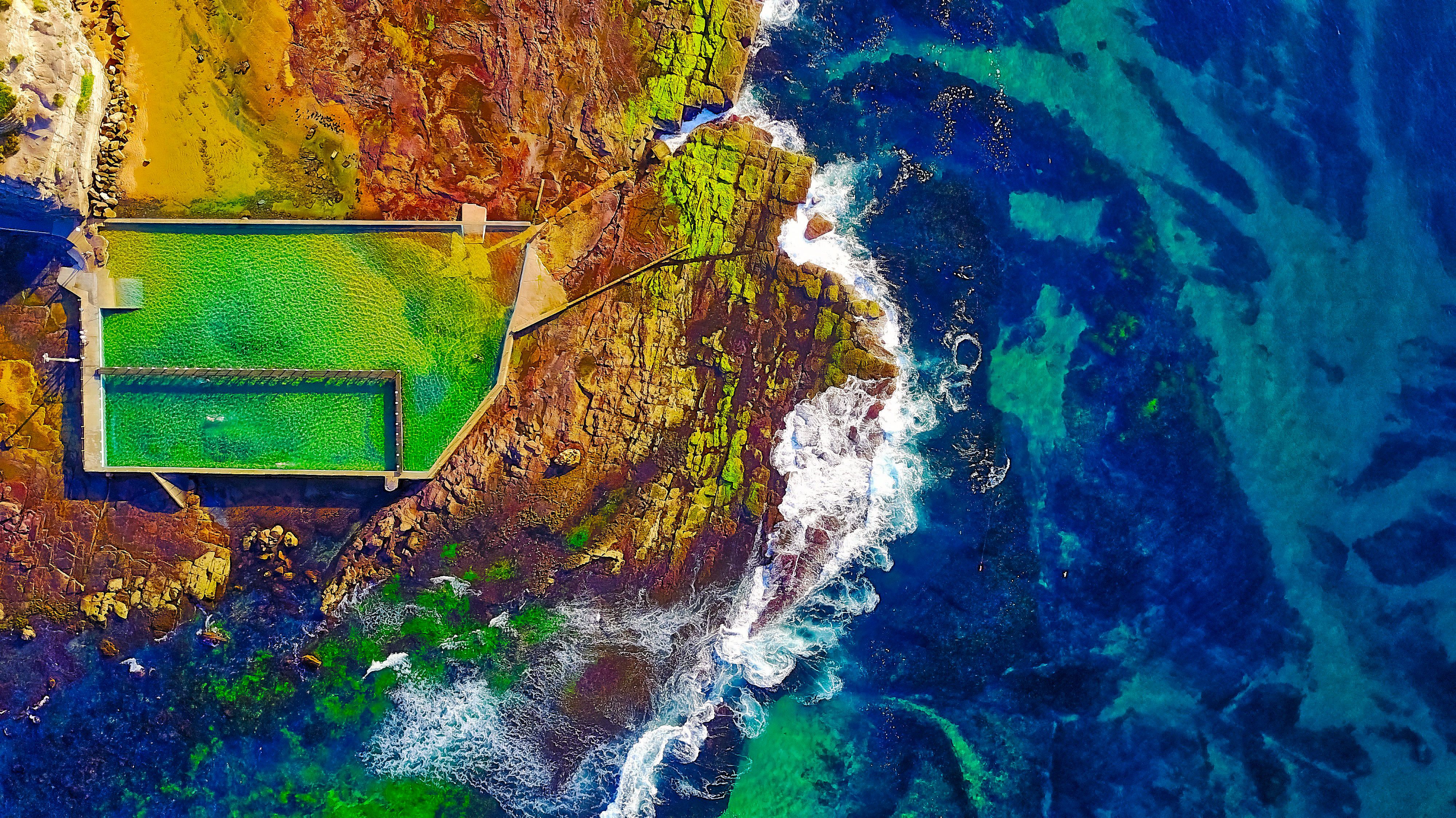 Top View of Island · Free Stock Photo
