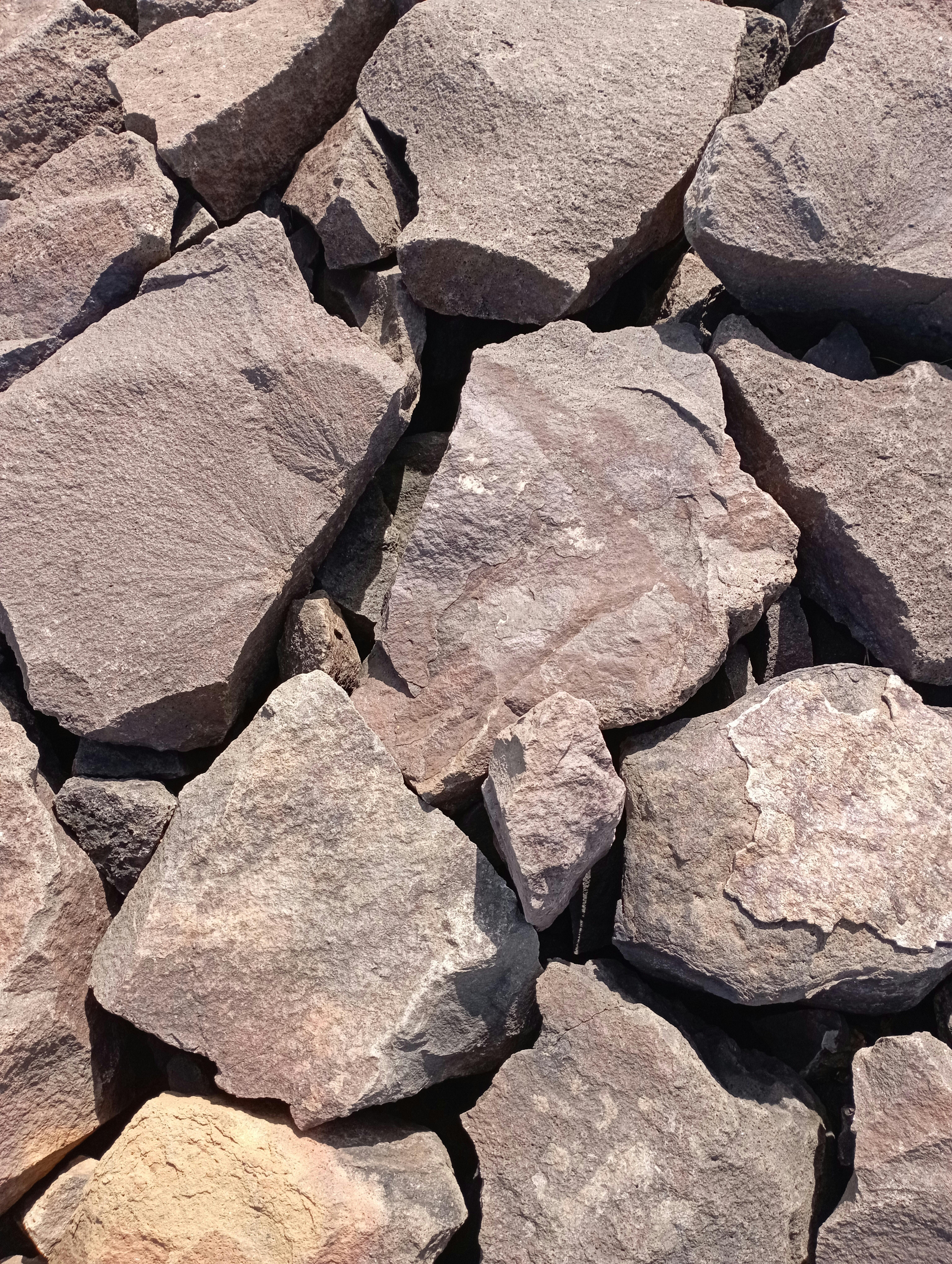 Close up of Sunlit Stones · Free Stock Photo