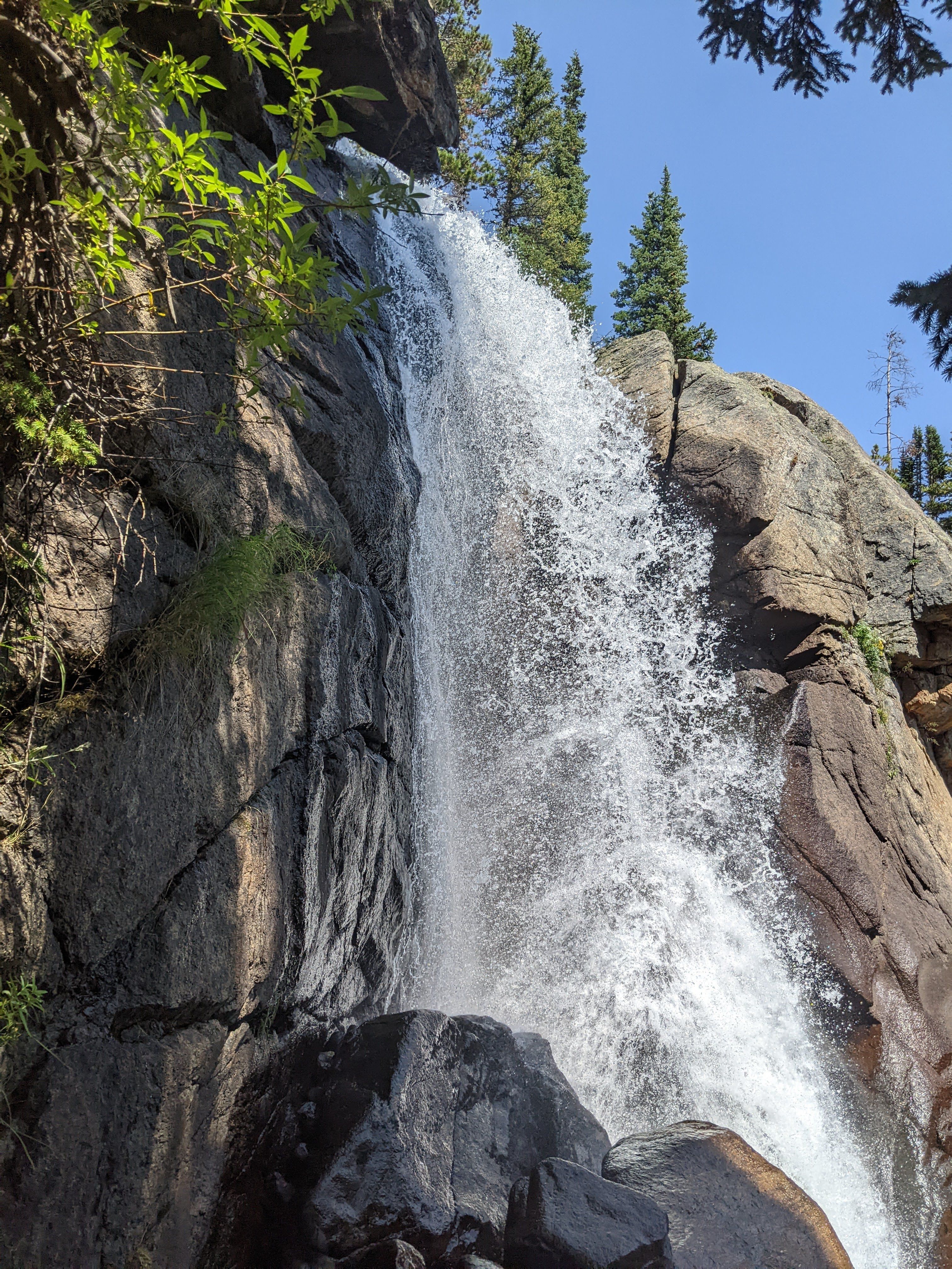 Ouzel Falls in Rocky Mountain National Park, Colorado, United States ...