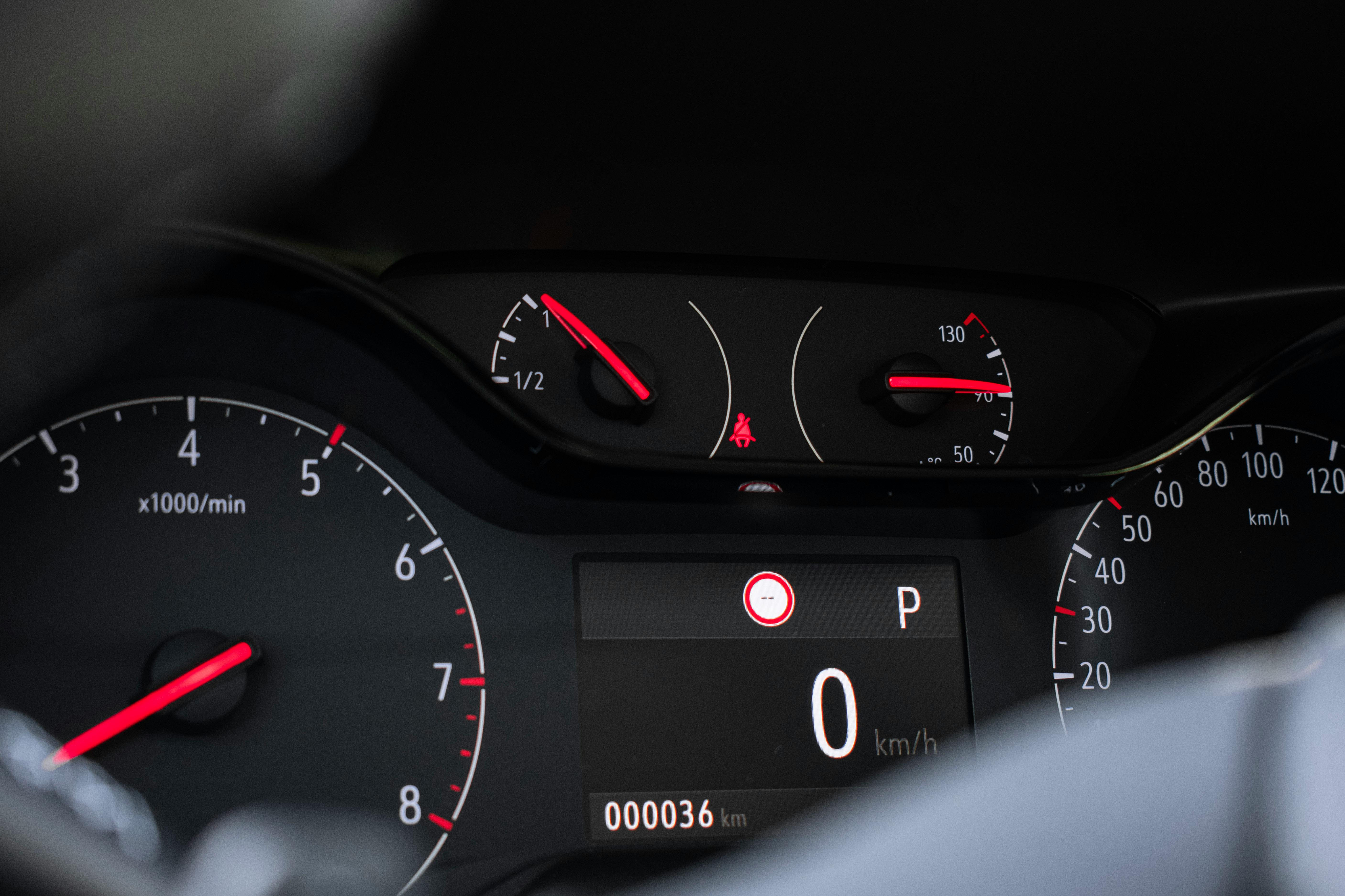 Meters on Car Dashboard · Free Stock Photo