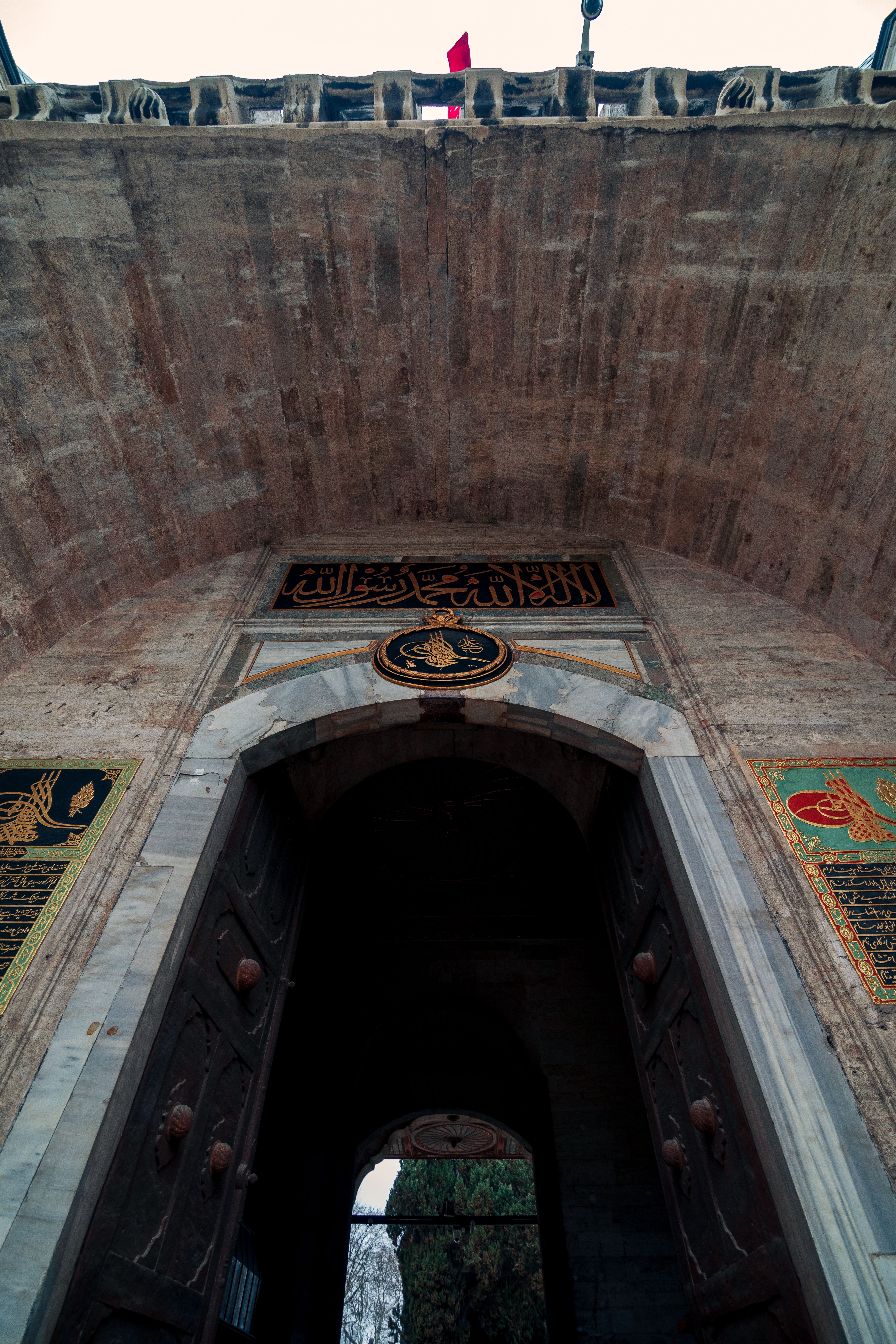 Monumental Building Entrance · Free Stock Photo