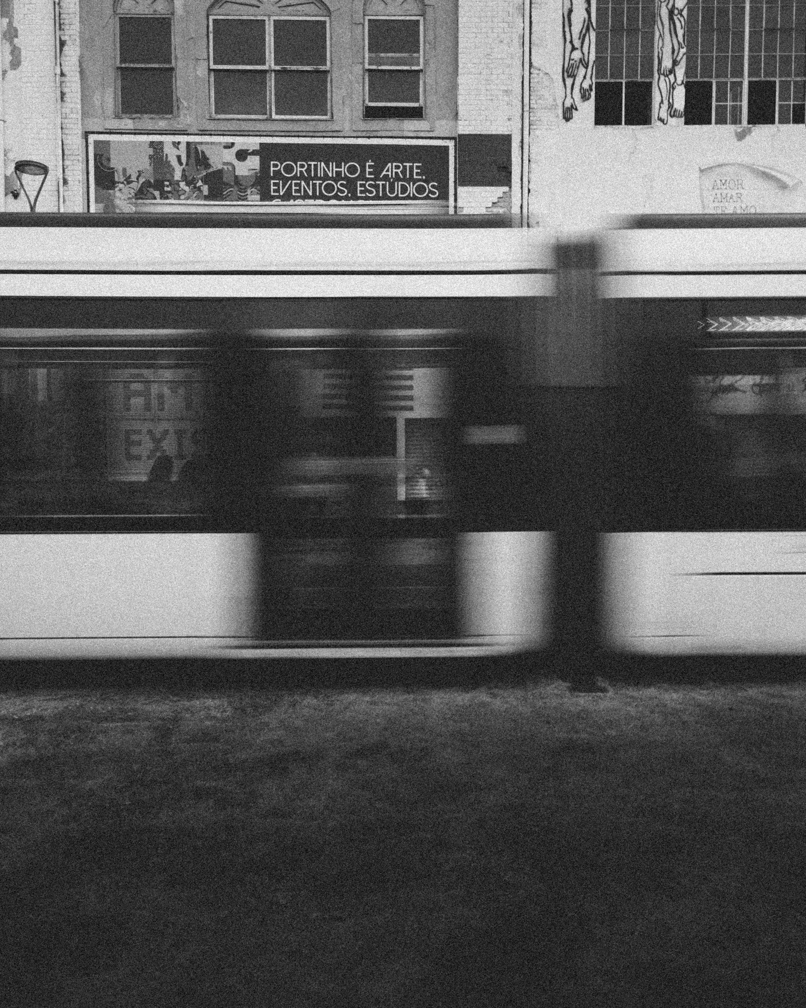 Man Walking between Columns · Free Stock Photo