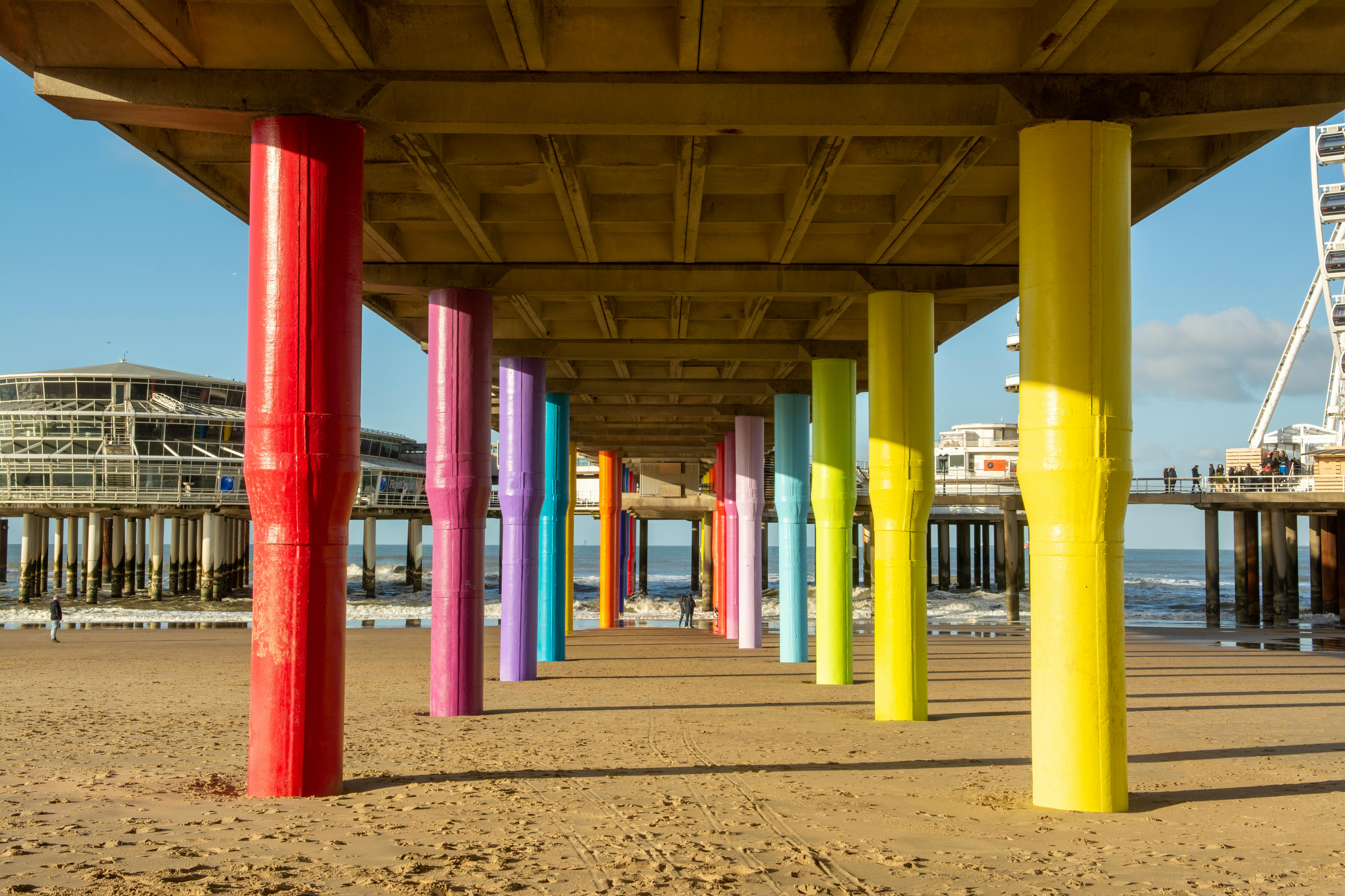 Colorful Columns · Free Stock Photo
