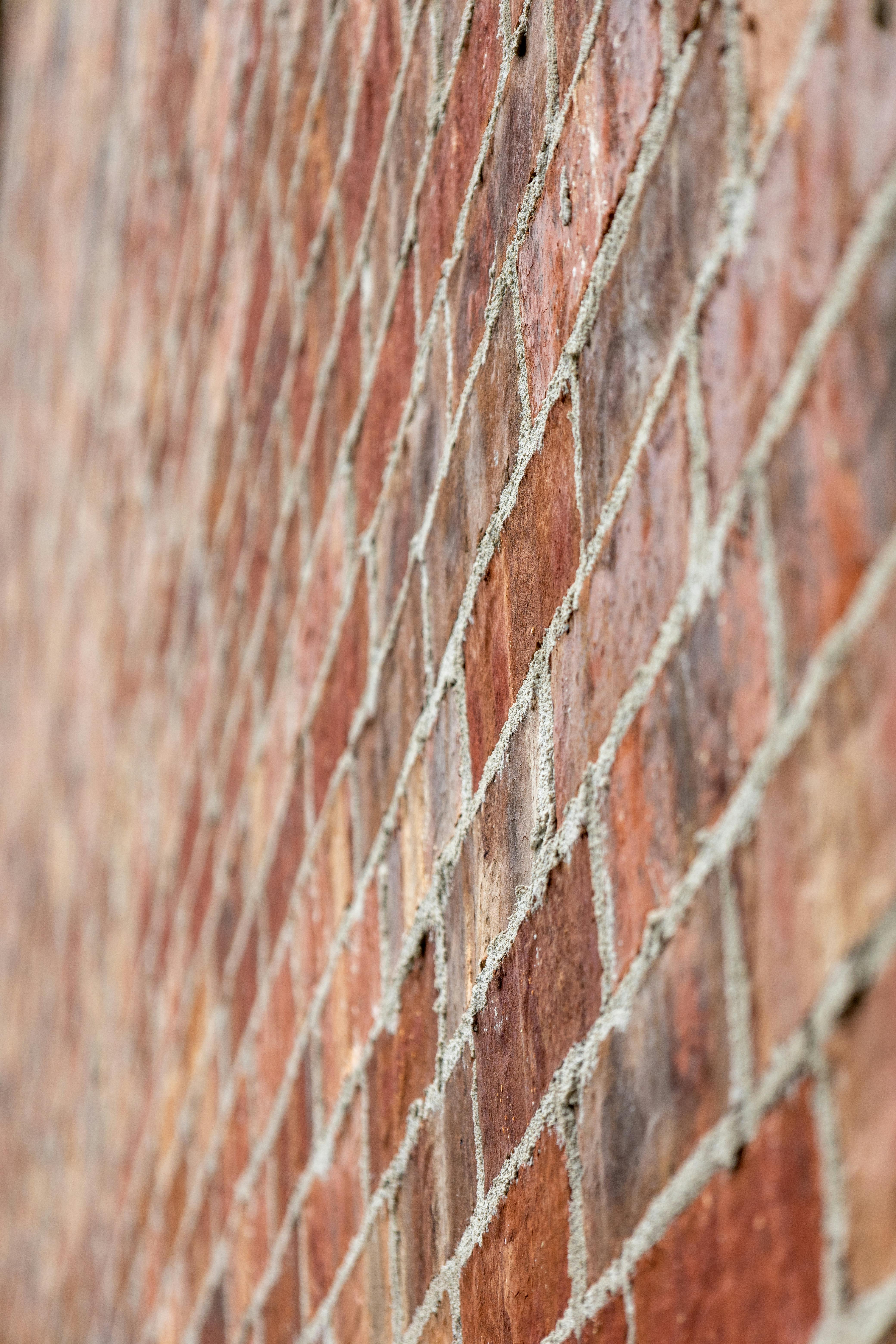 Close-up of White Brick Wall · Free Stock Photo