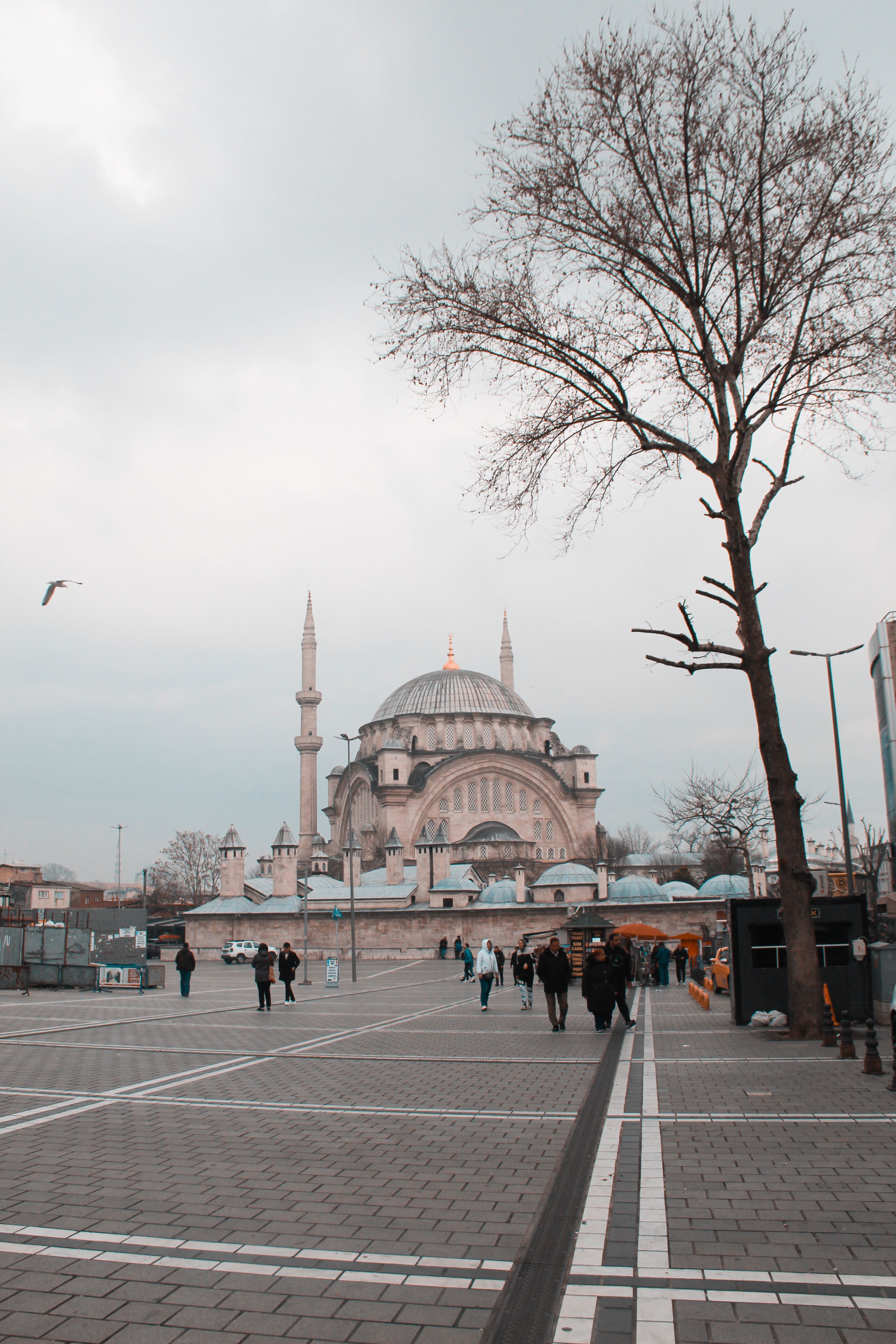Mosque Seen from Square · Free Stock Photo