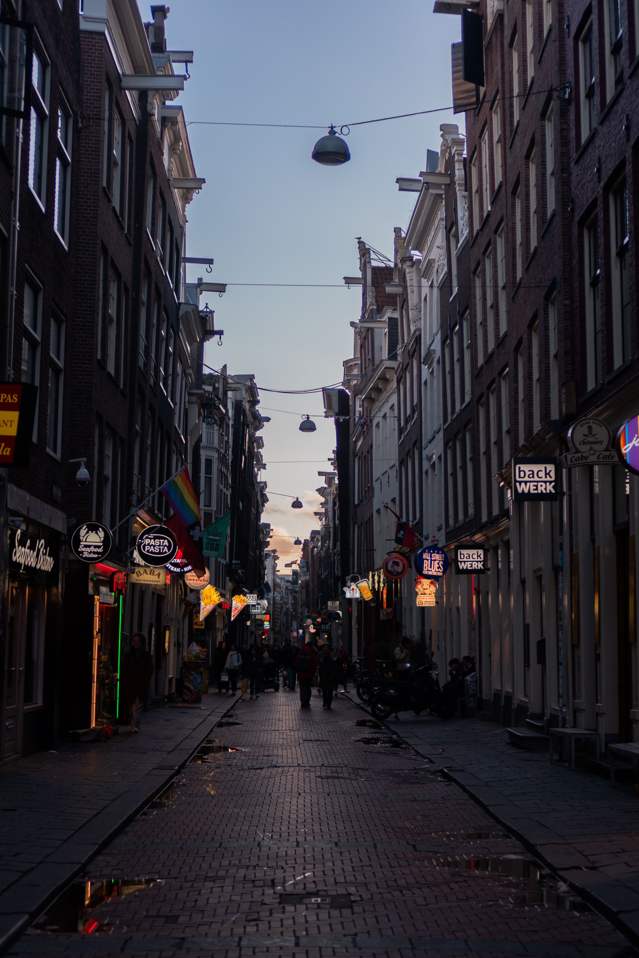 Bars and Pubs along the Street in Amsterdam, the Netherlands · Free ...