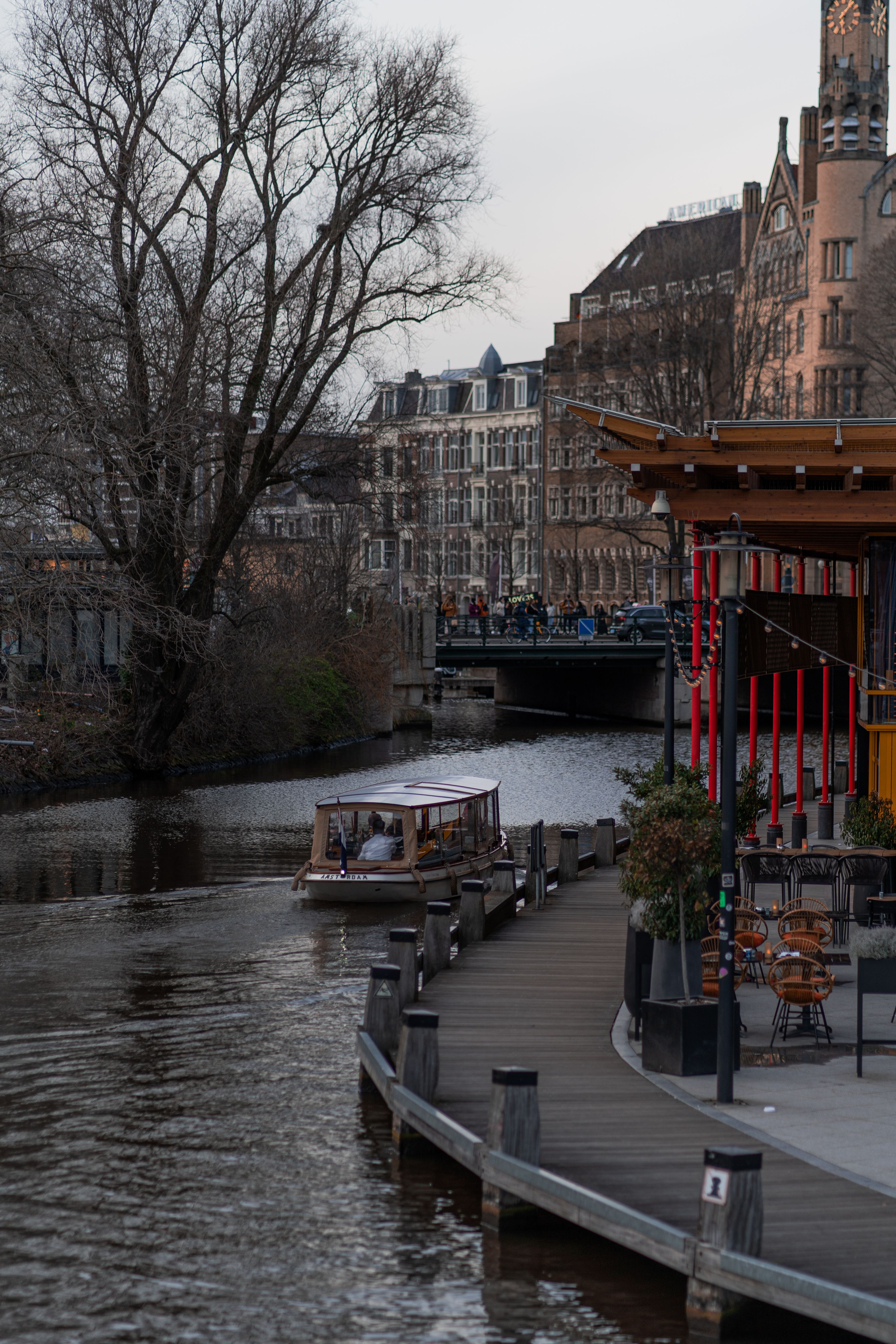 A Gondola in the Canal in Amsterdam, the Netherlands · Free Stock Photo