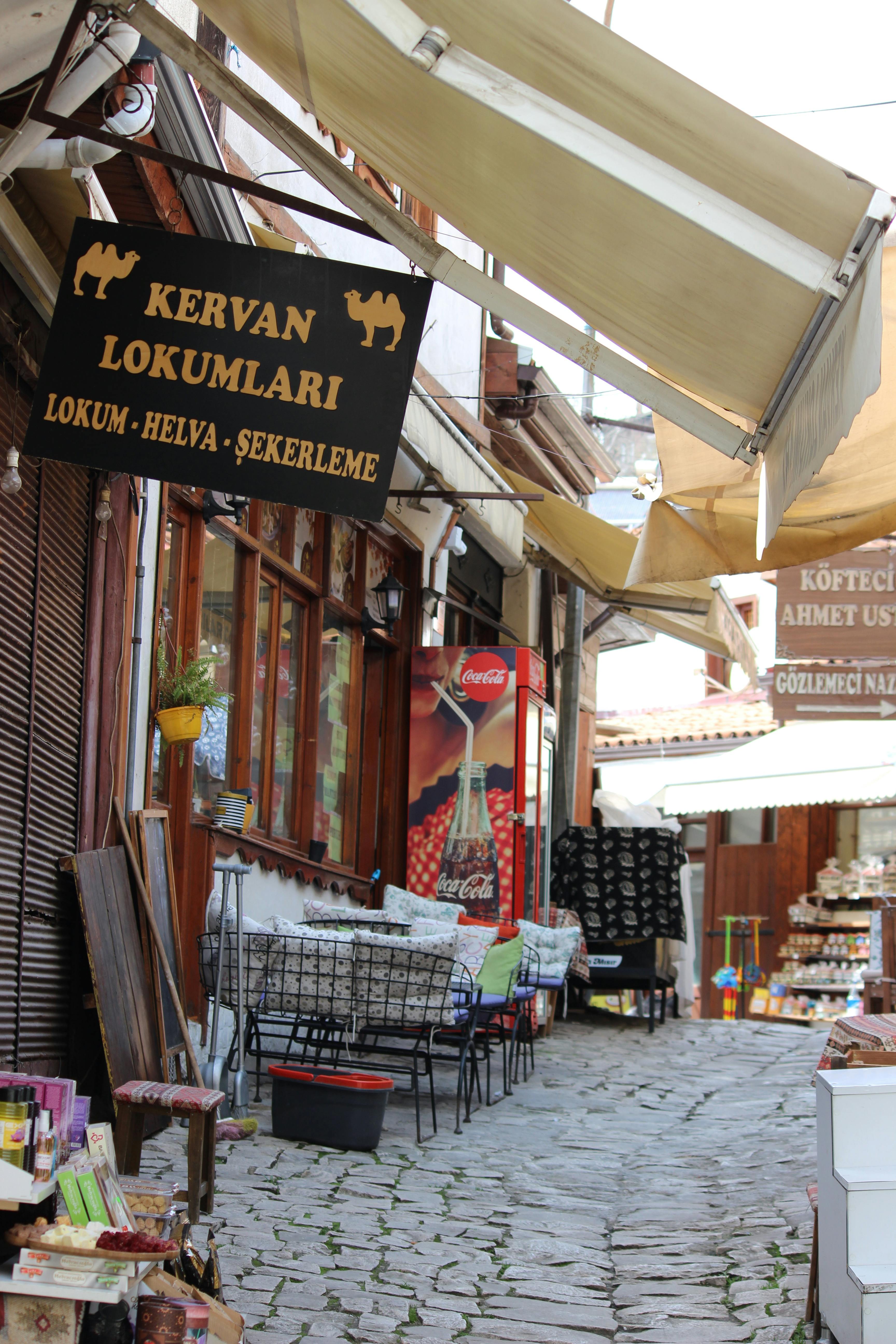 City Street with Shops · Free Stock Photo