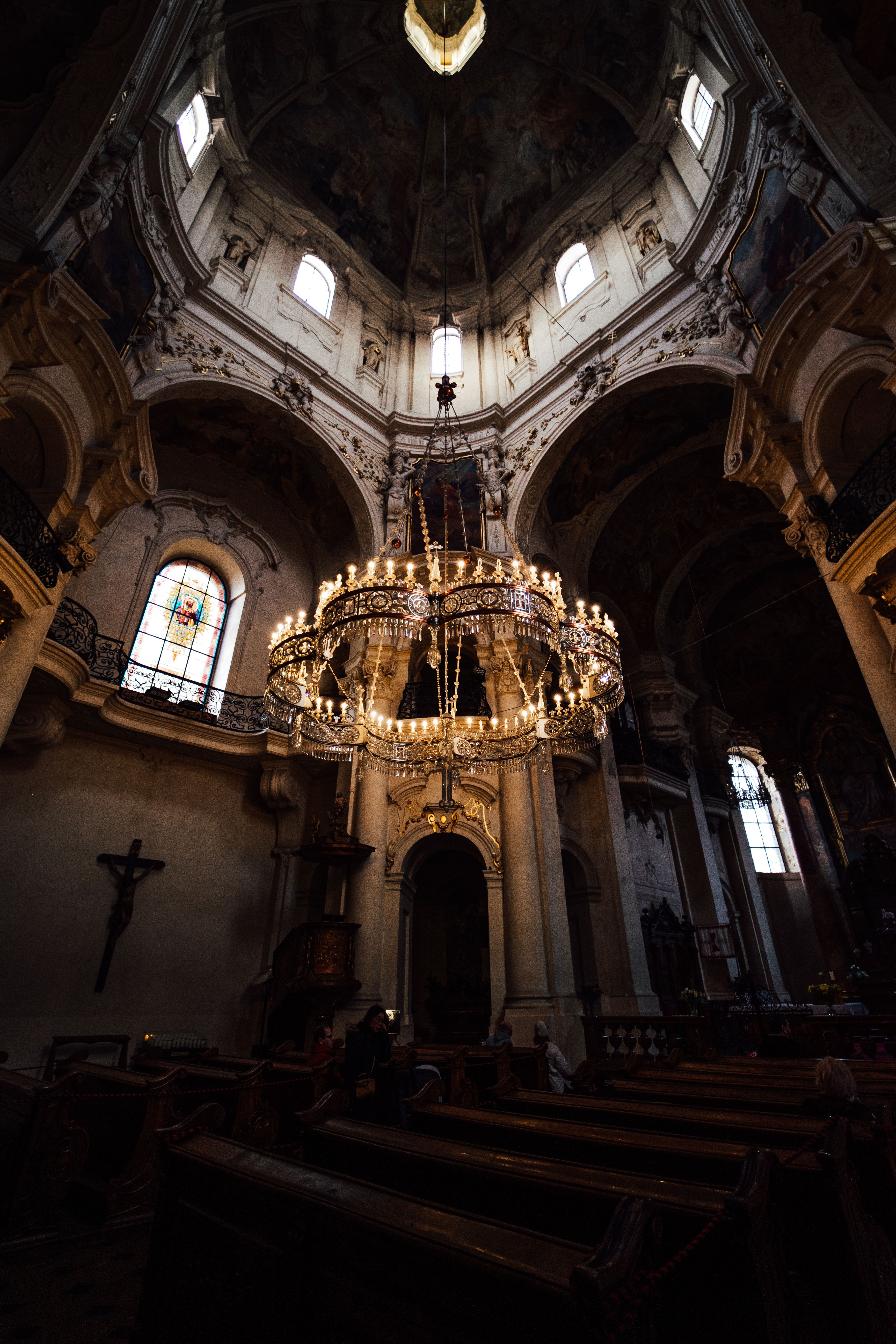 Dark Interior of Church in Copenhagen · Free Stock Photo