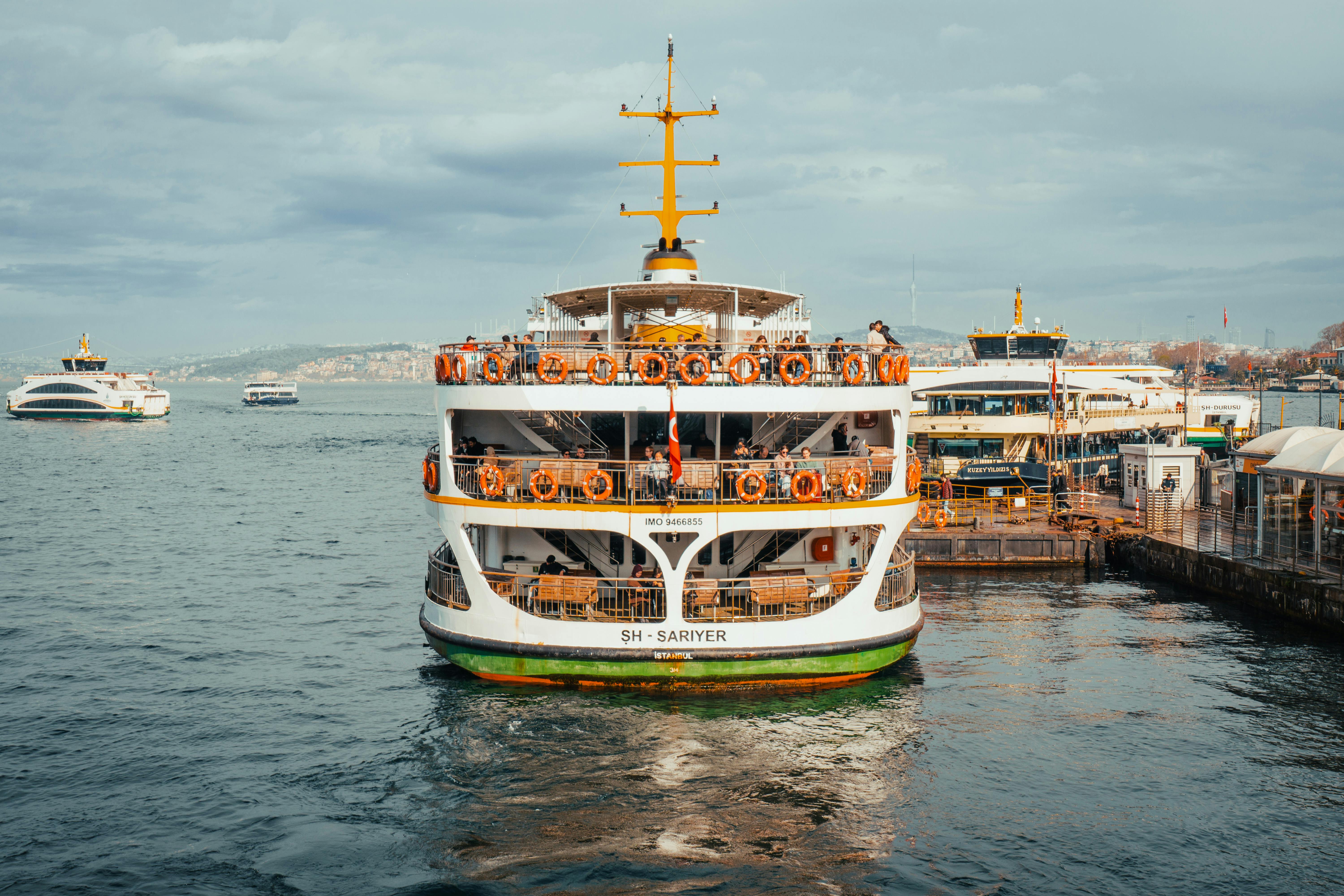 Ferry in Port · Free Stock Photo