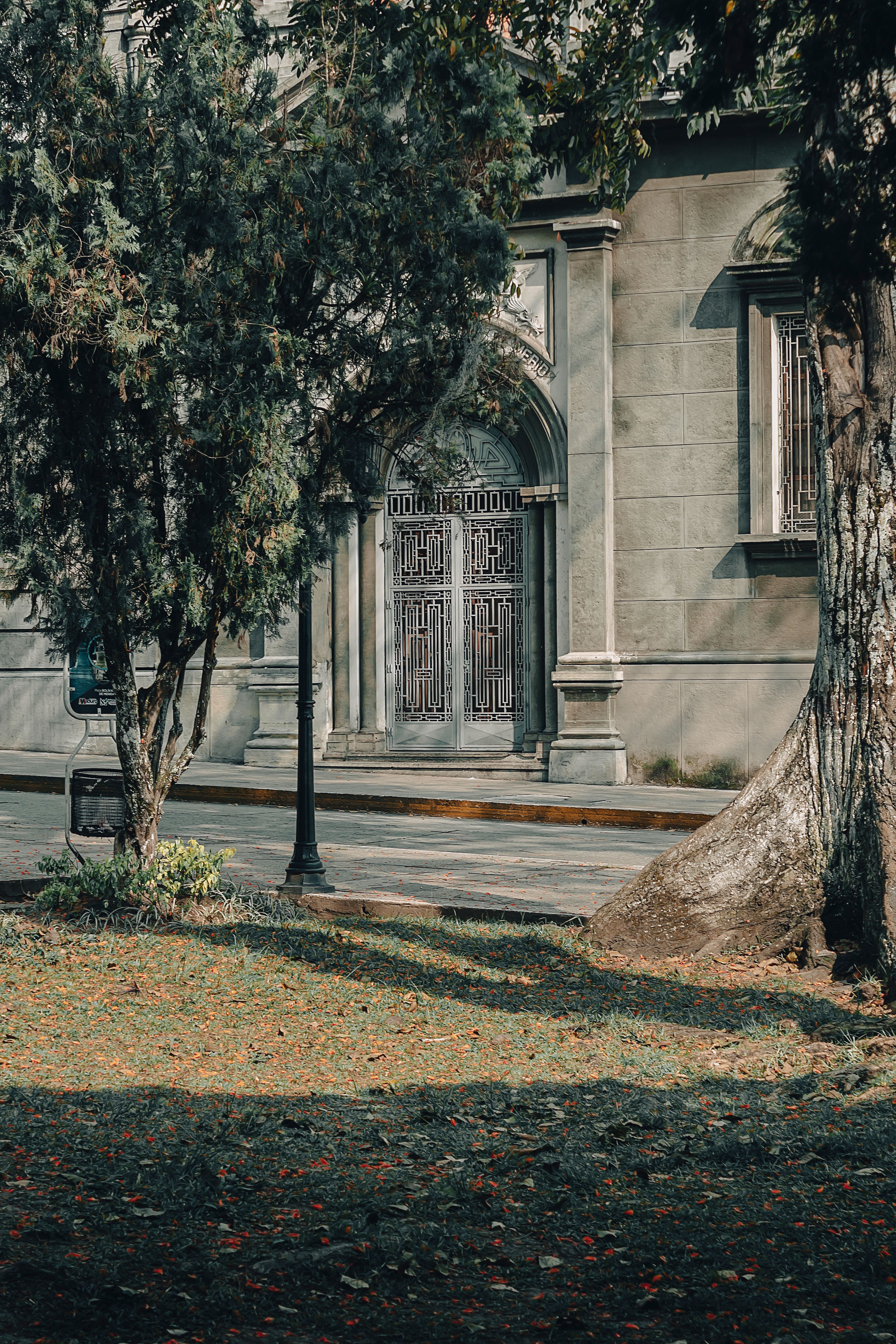 Arched Door of Urban Building · Free Stock Photo