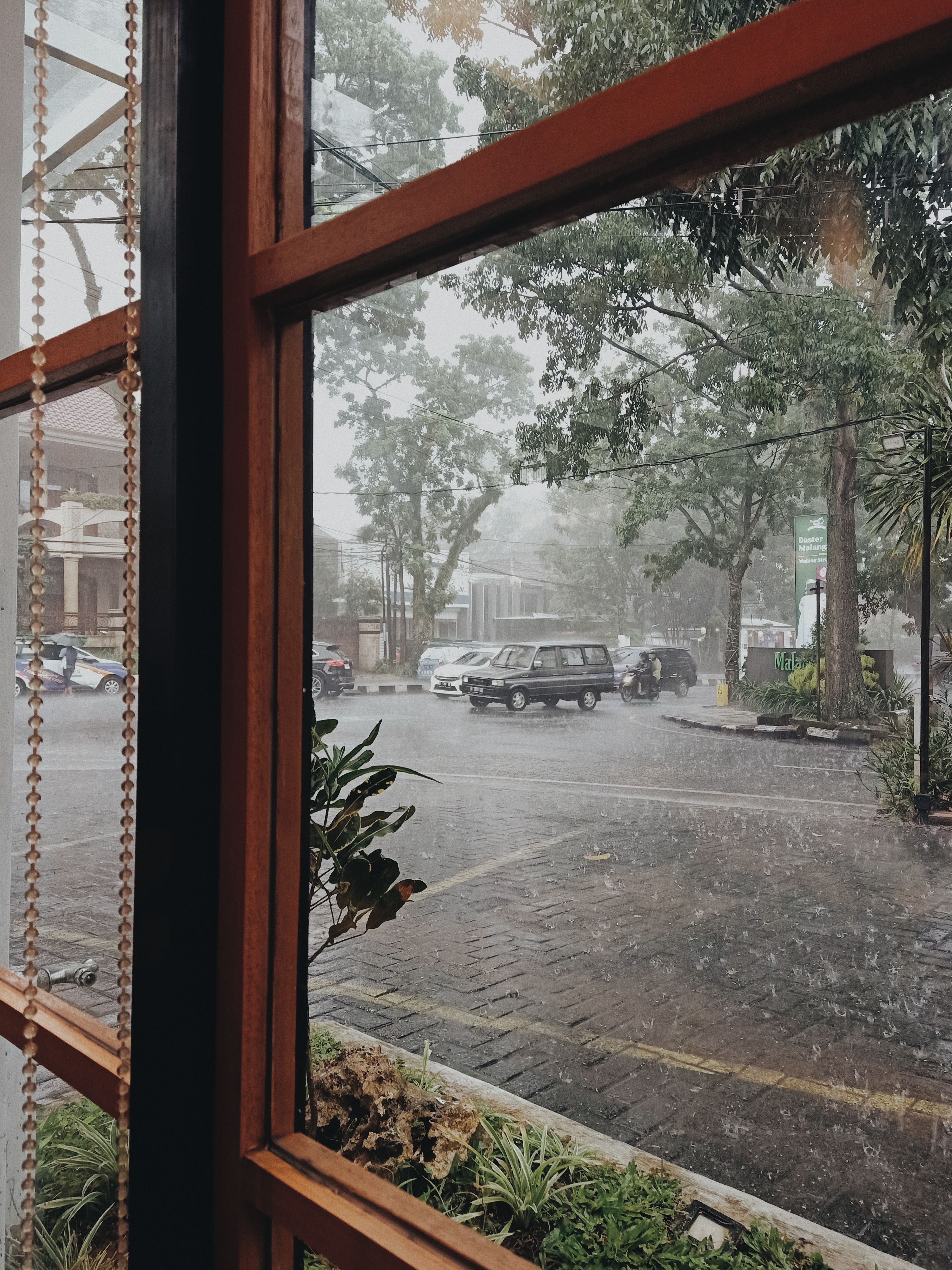 Rain Seen through Window · Free Stock Photo