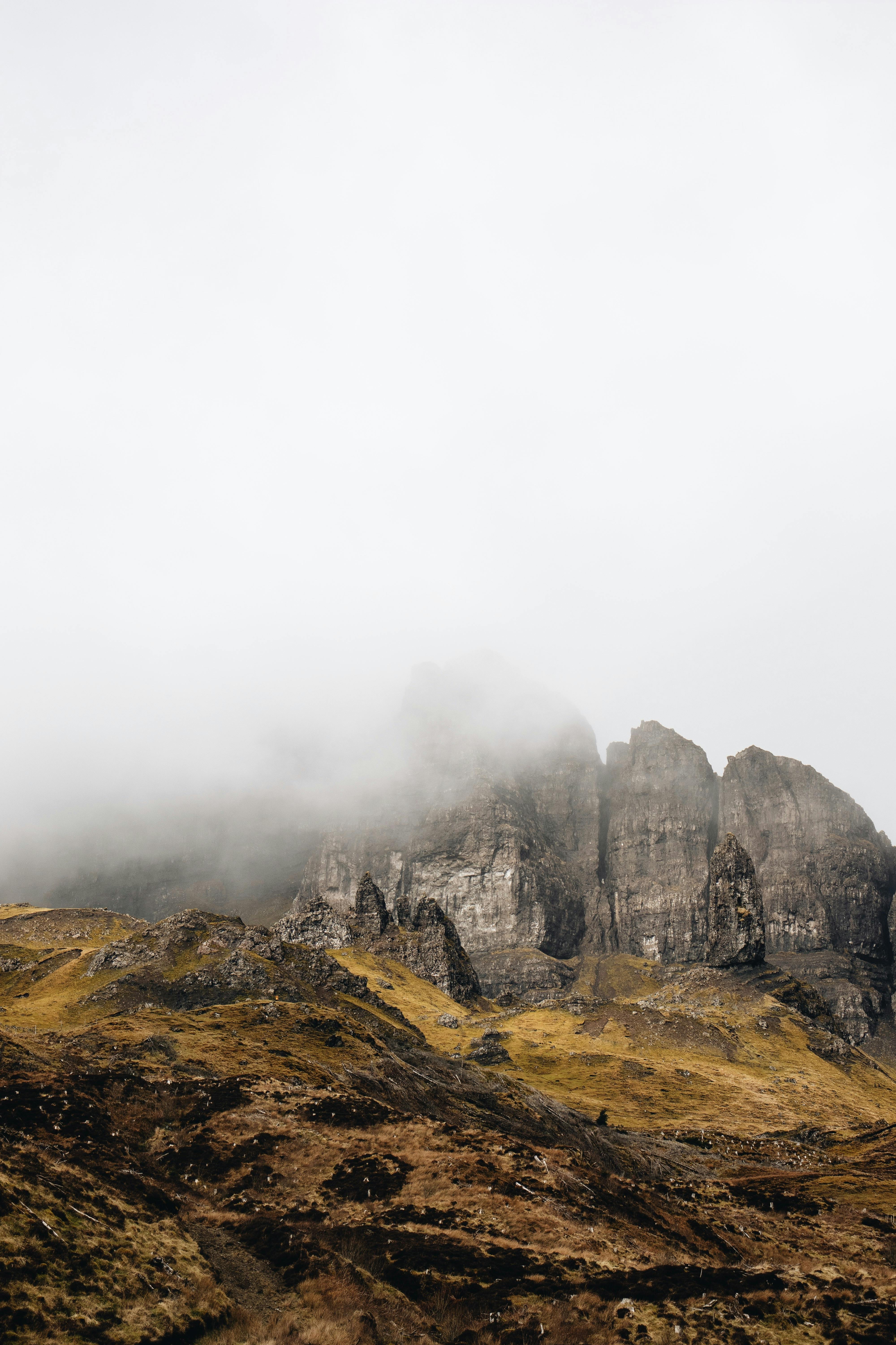 Thick Fog Floating over an Empty Asphalt Road · Free Stock Photo