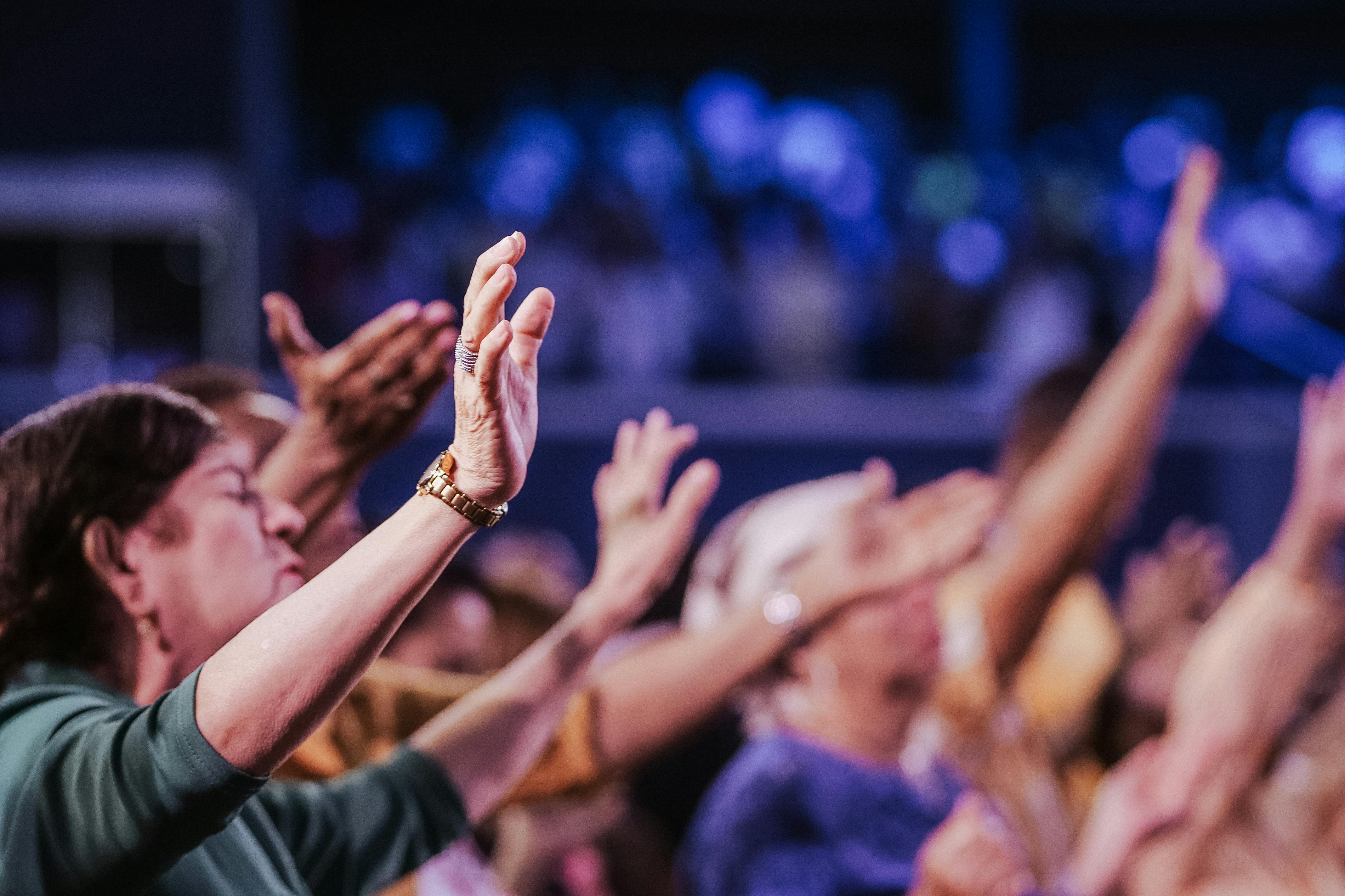 Praying People during Mass · Free Stock Photo