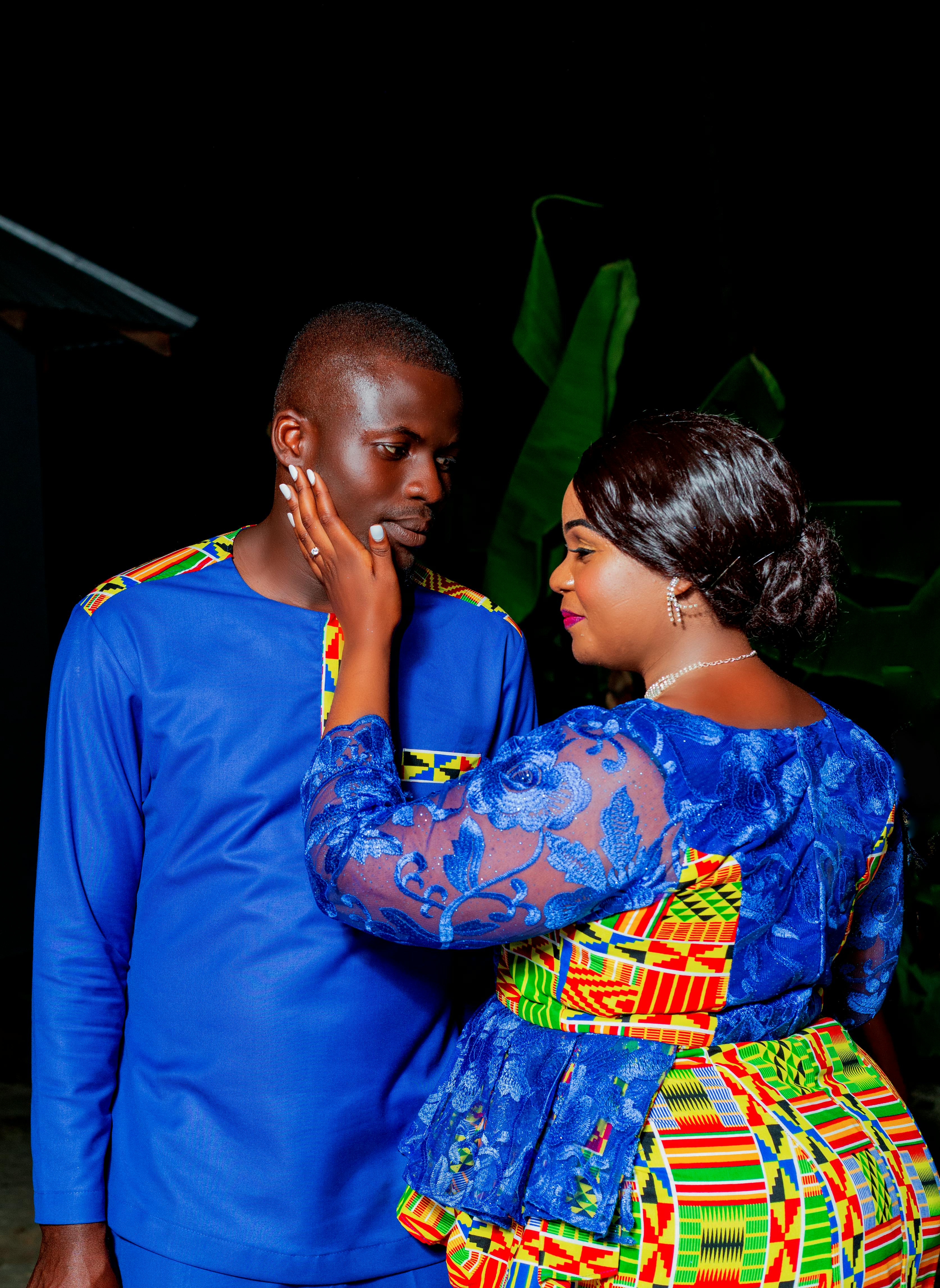 Woman Touching Mans Cheek · Free Stock Photo