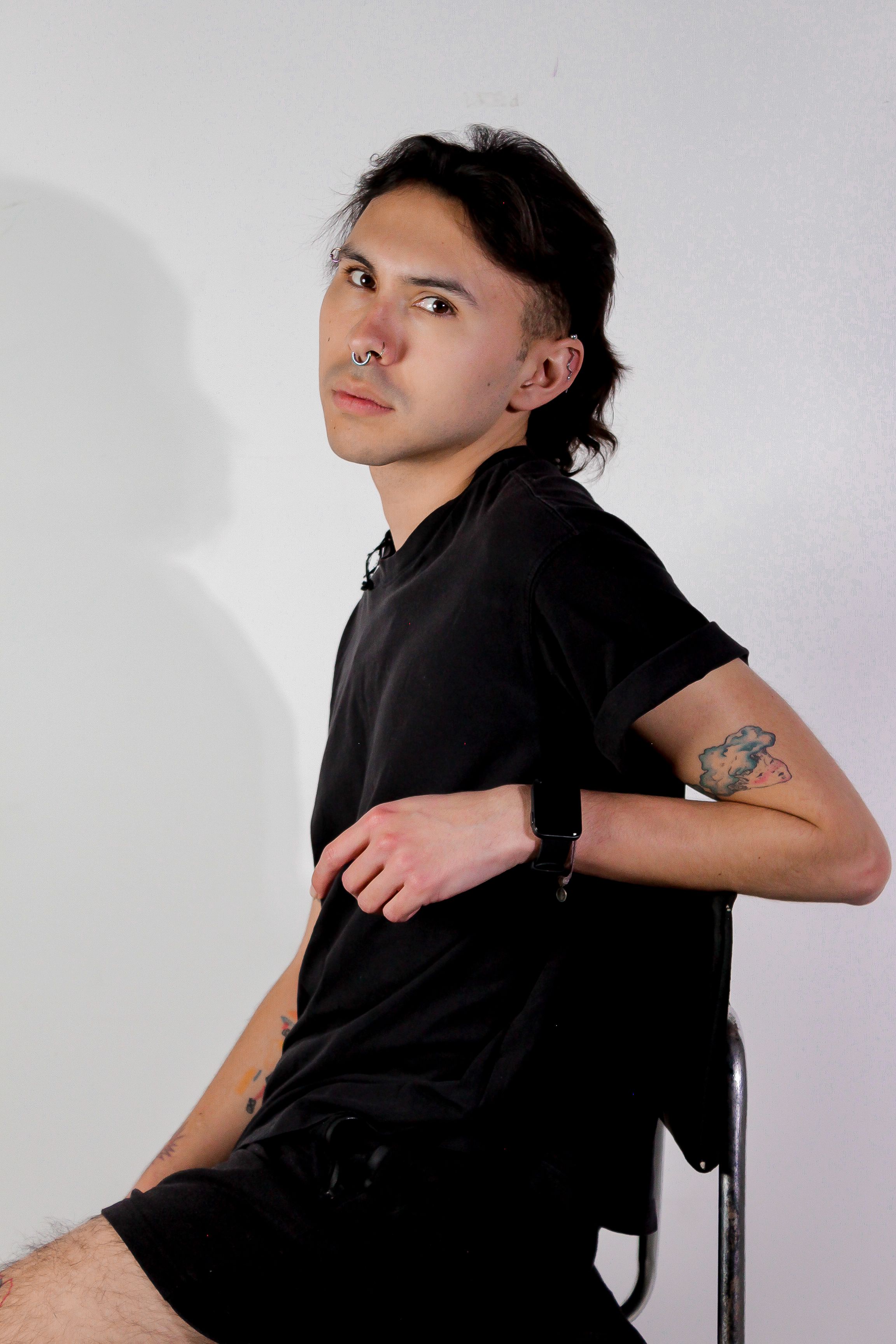 A Young Man with a Tattoo and Septum · Free Stock Photo