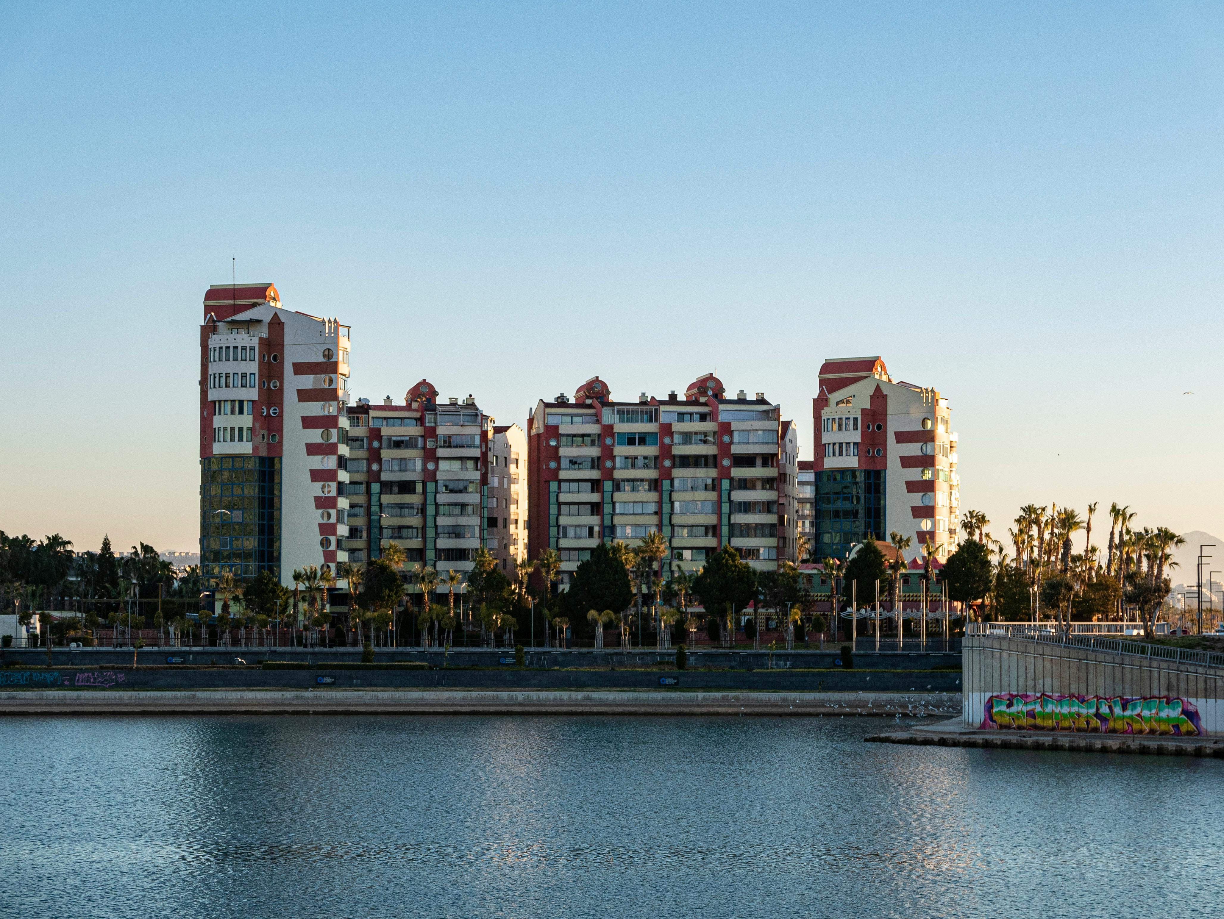 Waterfront Apartment Buildings · Free Stock Photo