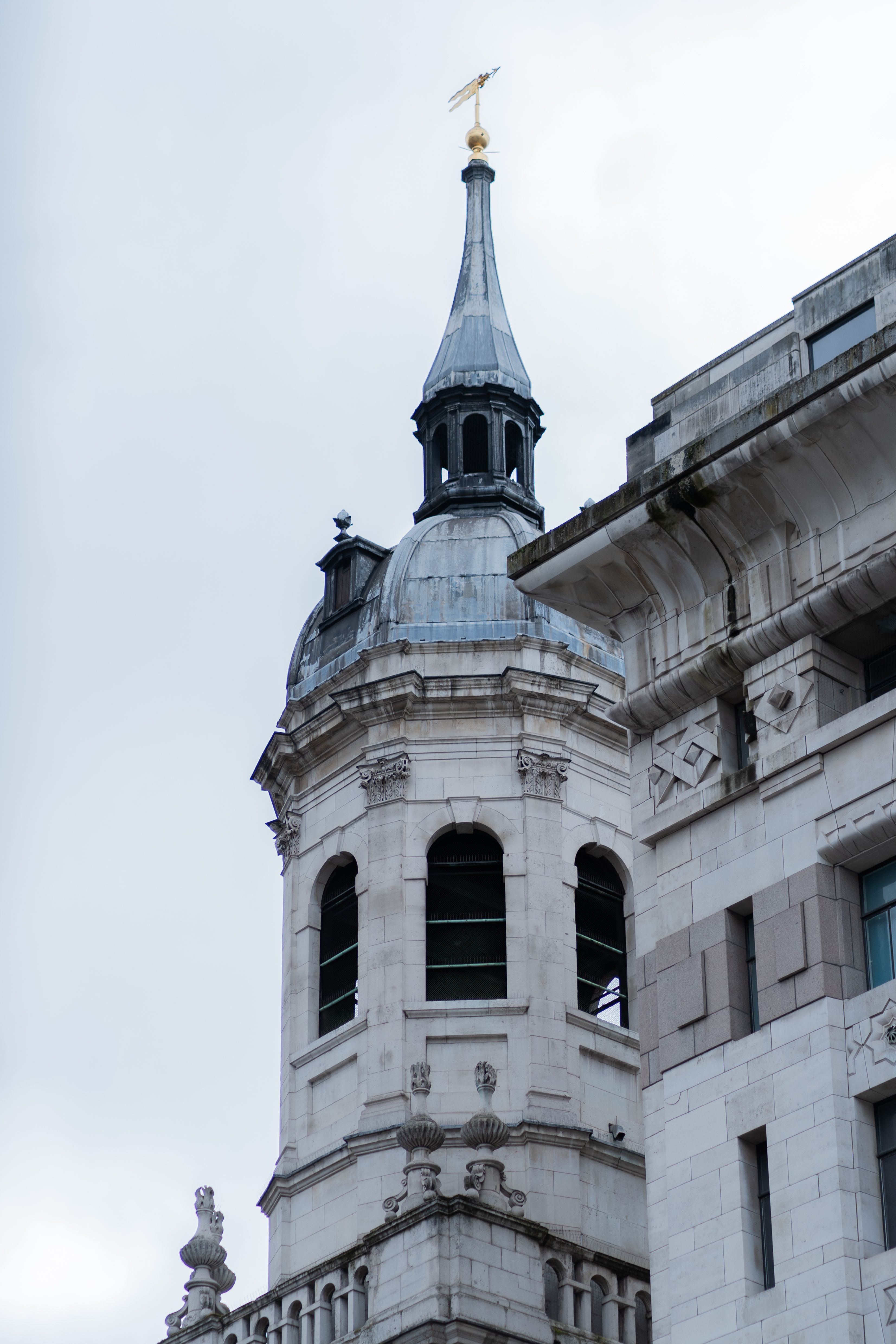 White Facade of a Church and Tower · Free Stock Photo