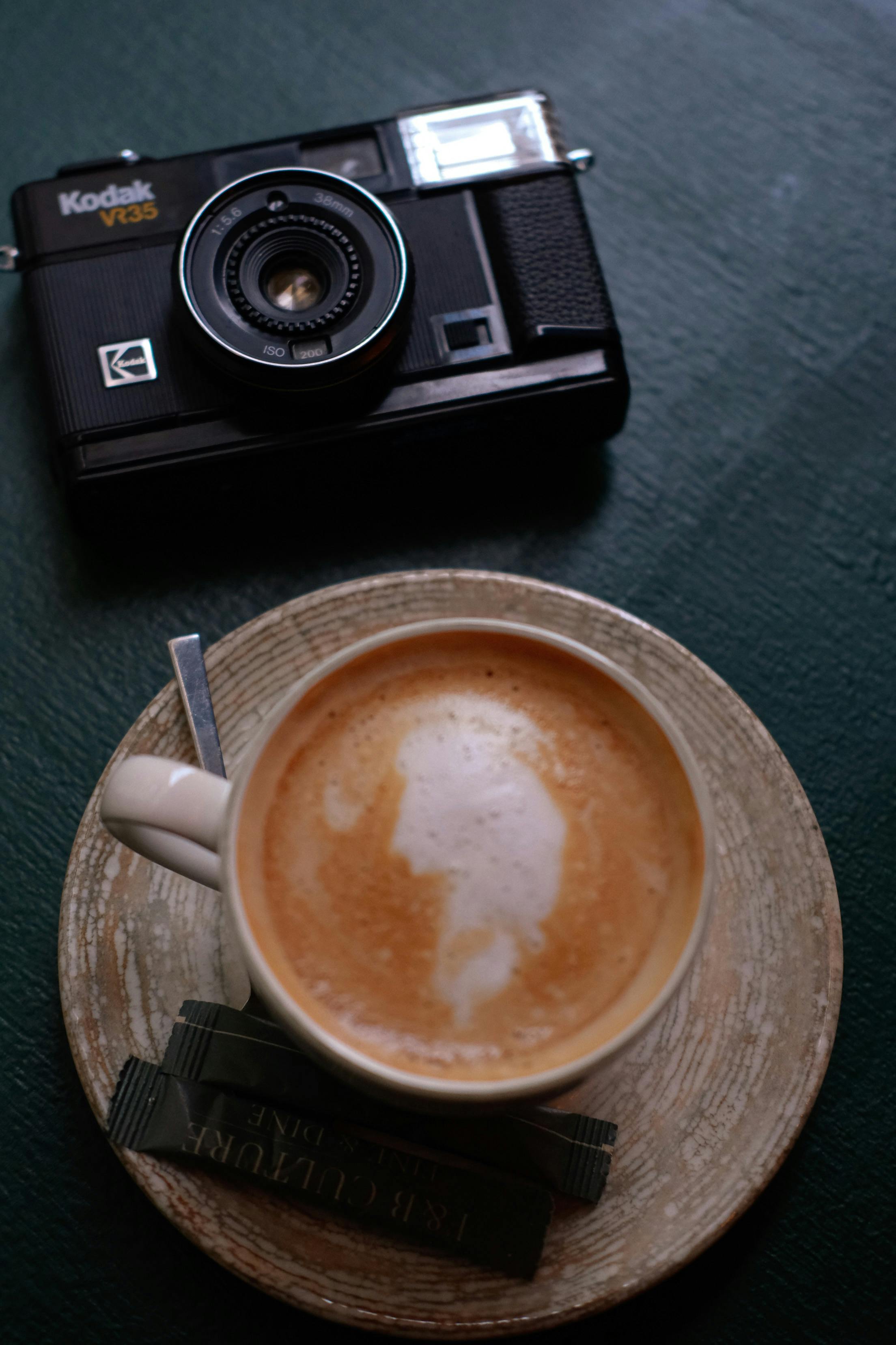 Gray Slr Camera and Black Tablet Computer · Free Stock Photo
