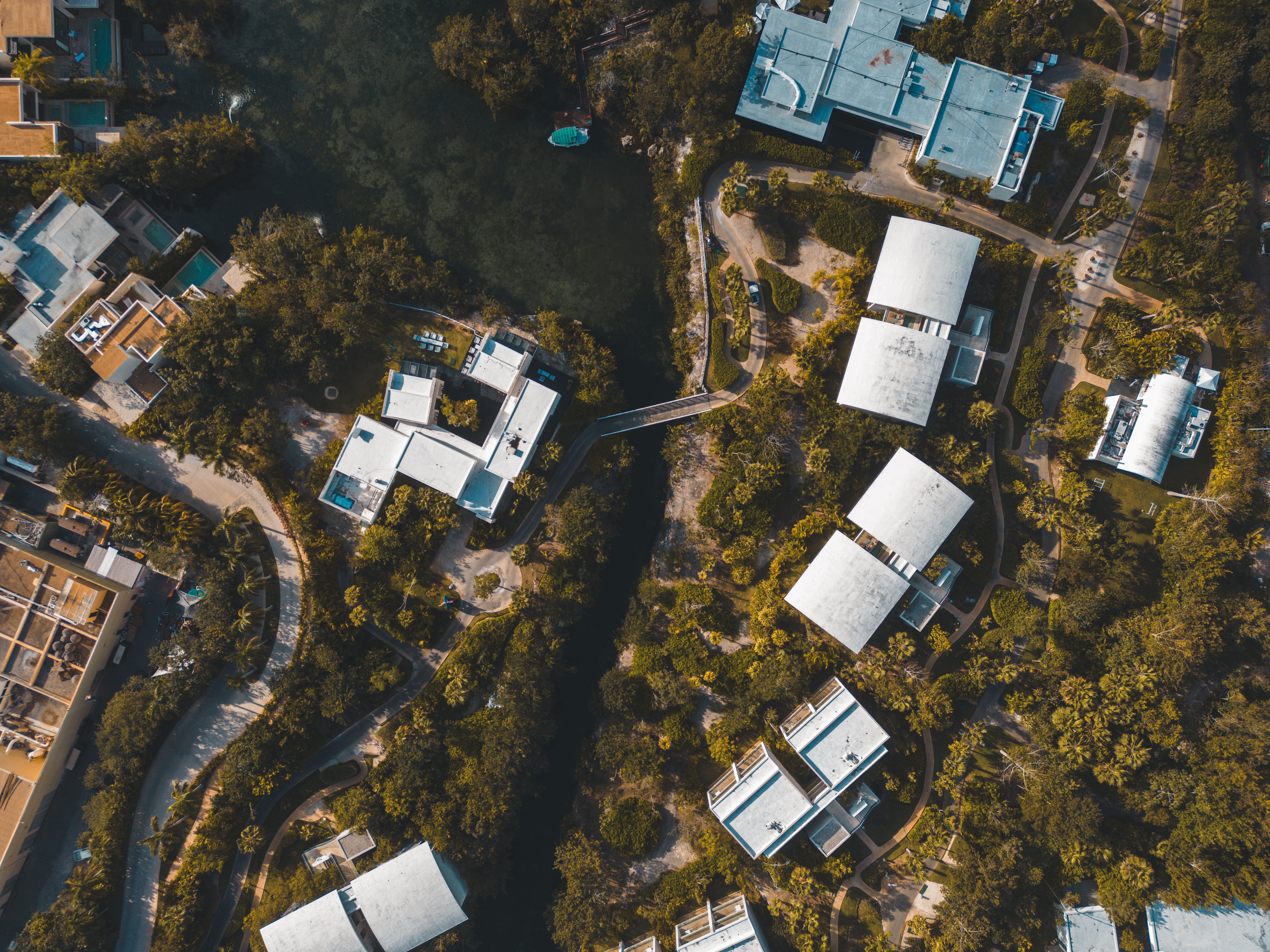 Top View of a Tourist Resort · Free Stock Photo