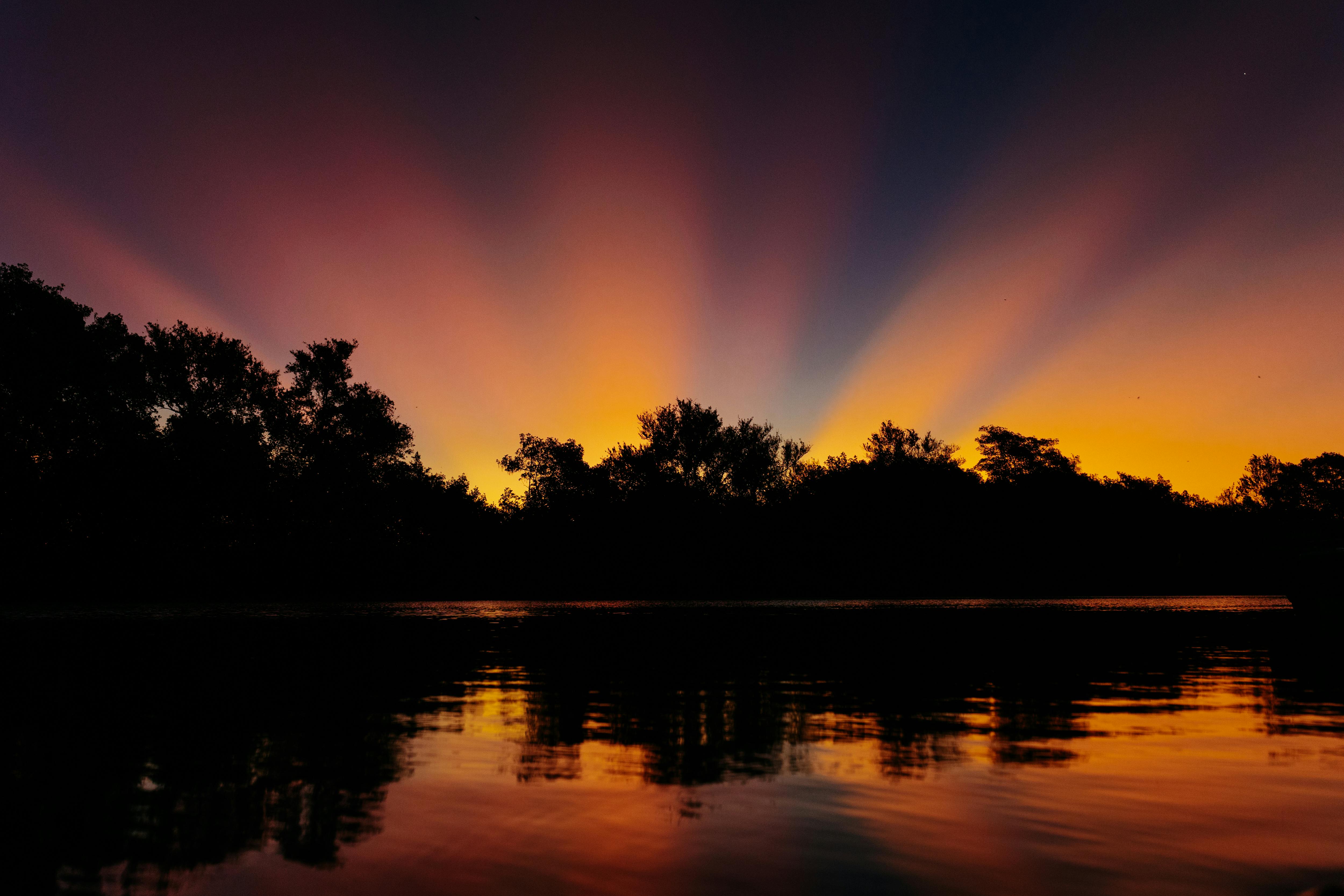 Amazing Multi Colored Sunset · Free Stock Photo