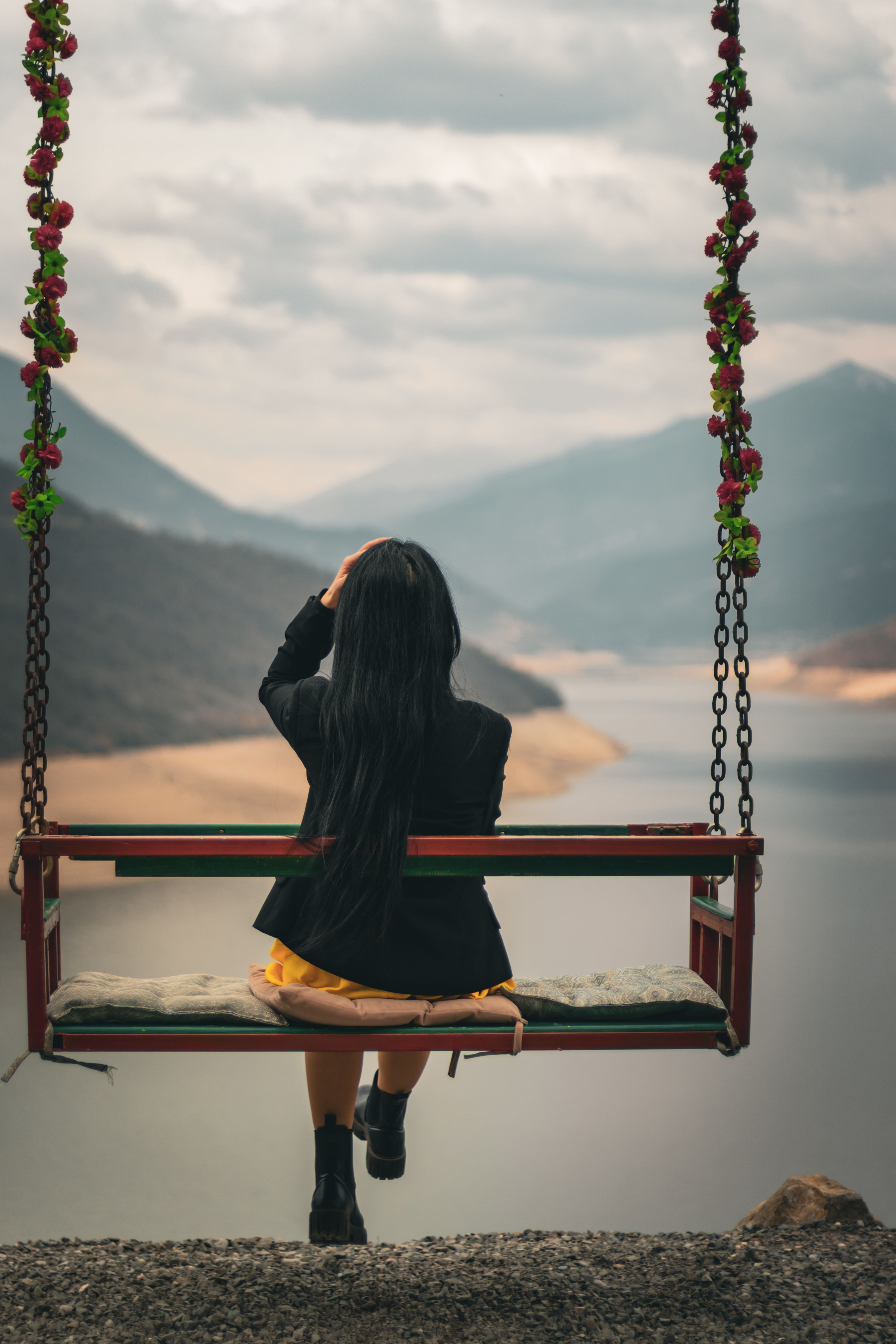 Swing Over River Photos, Download The BEST Free Swing Over River Stock ...