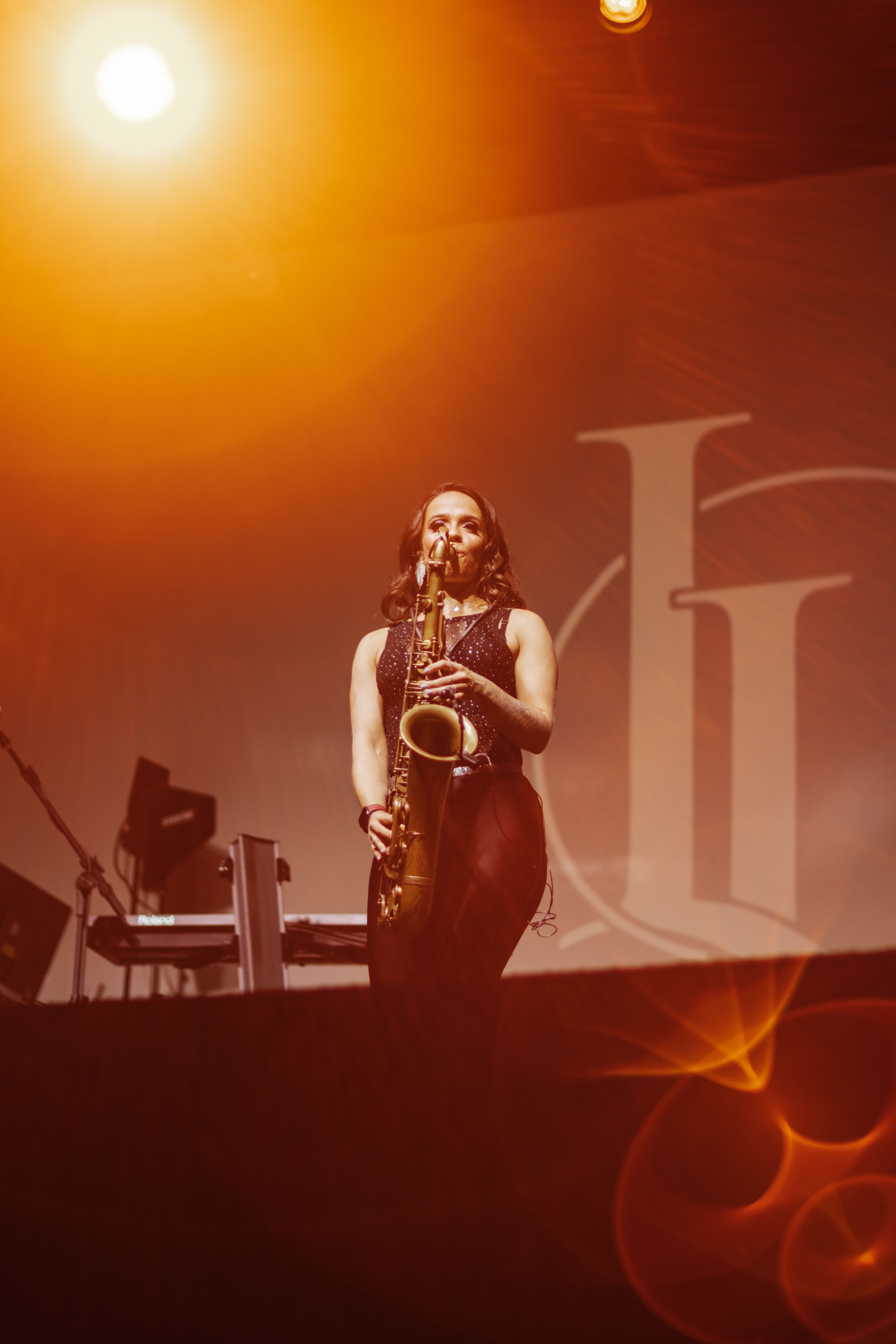 Woman Playing the Saxophone during Concert · Free Stock Photo