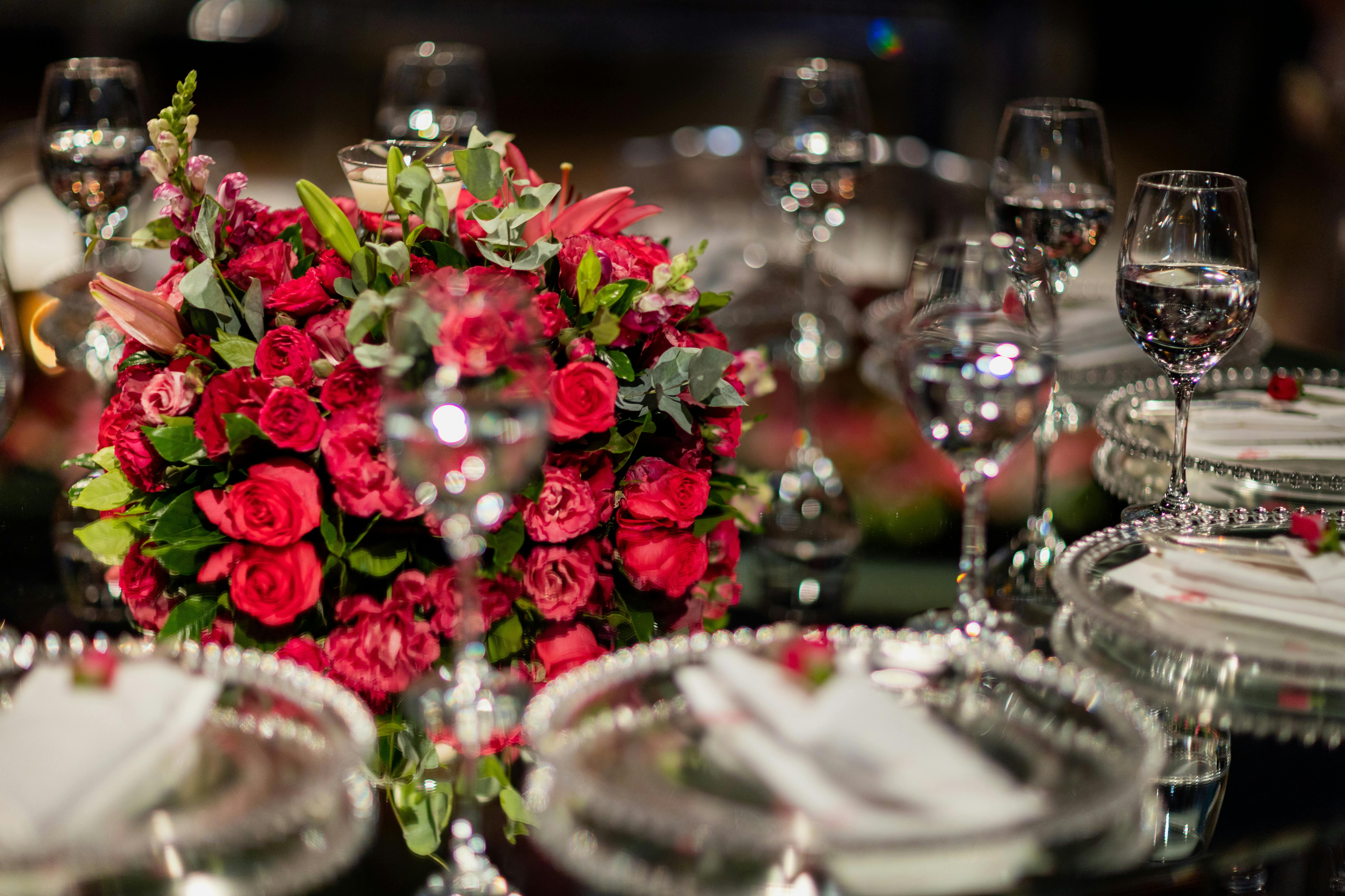 Wedding Reception Table Setting · Free Stock Photo