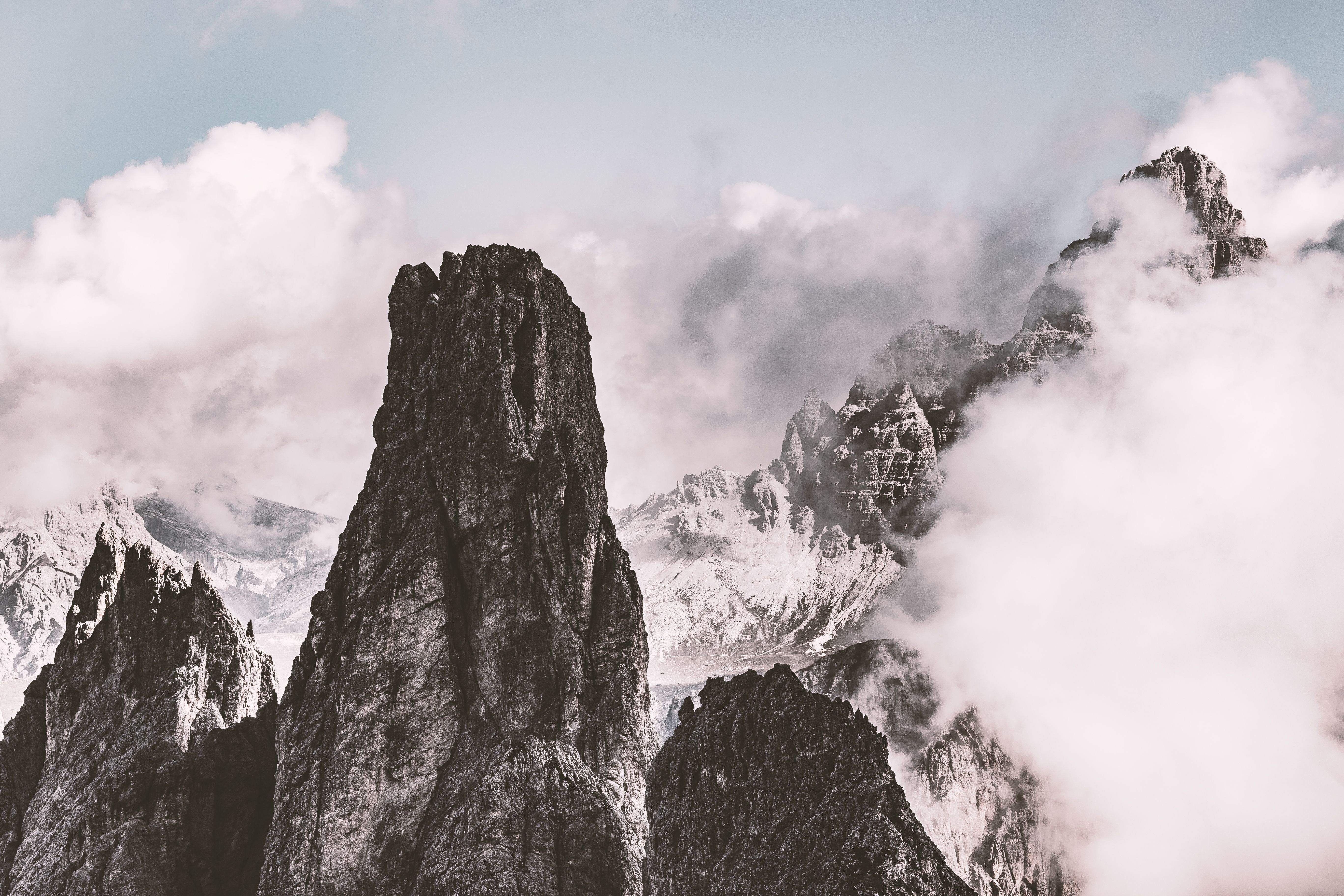 Wide Angle Photography of Mountain · Free Stock Photo
