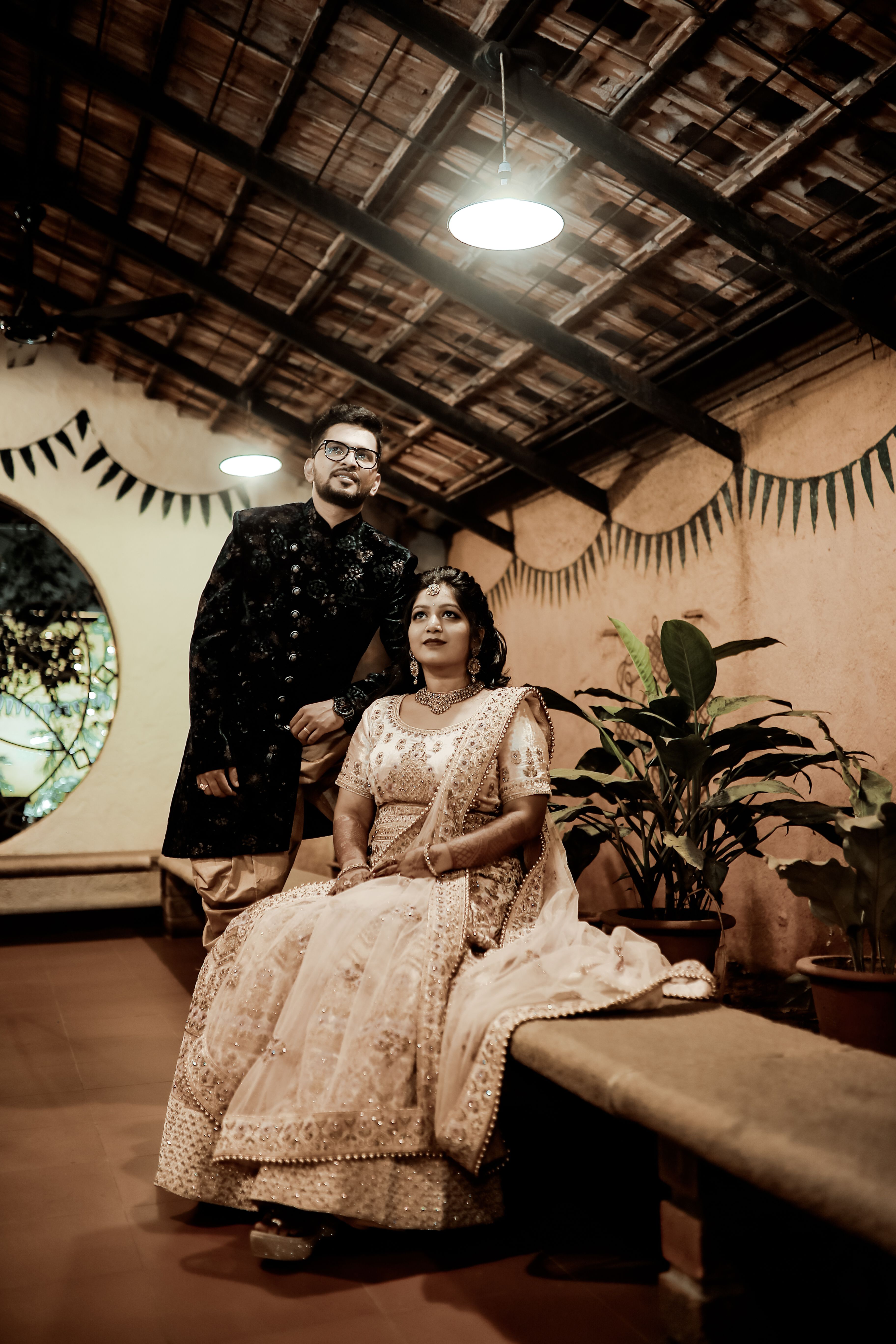 Bride and Groom in Traditional Clothing · Free Stock Photo