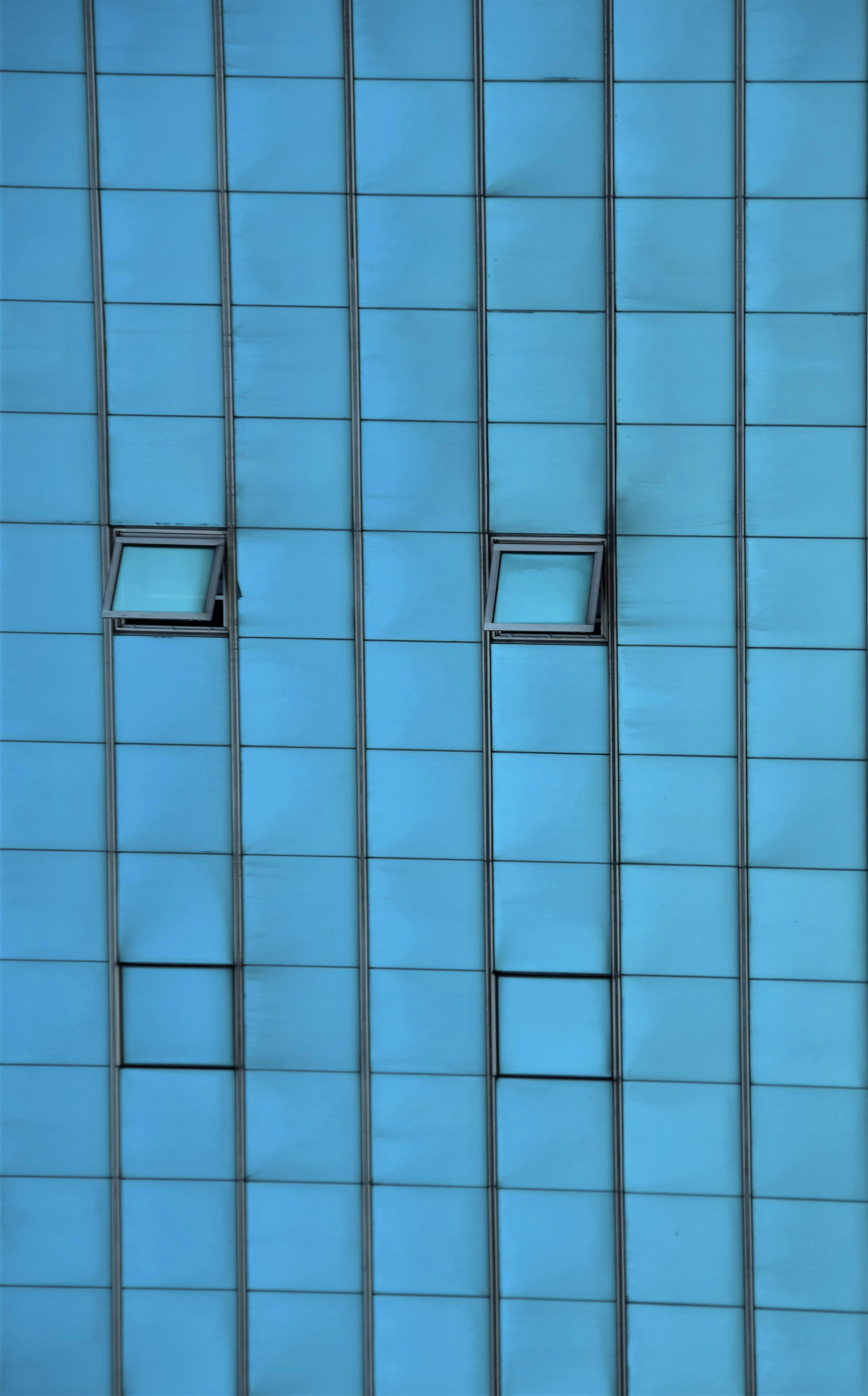 Close up of Skyscraper Windows · Free Stock Photo