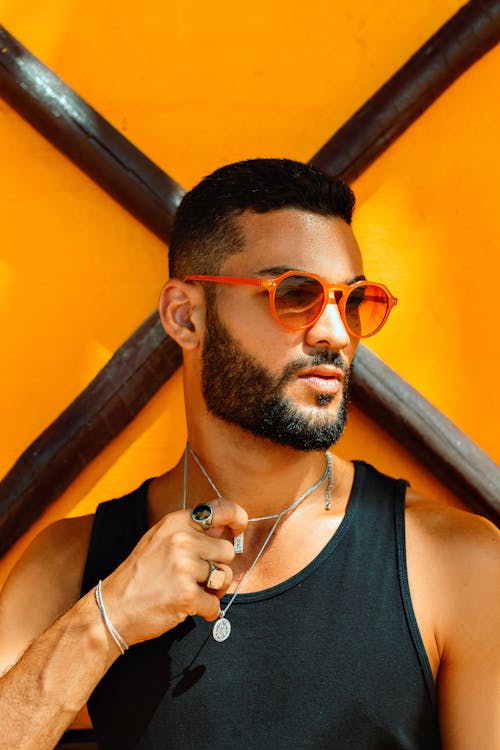 Foto Profissional Gratuita De Barba Cabelo Curto Cara Fotografia De