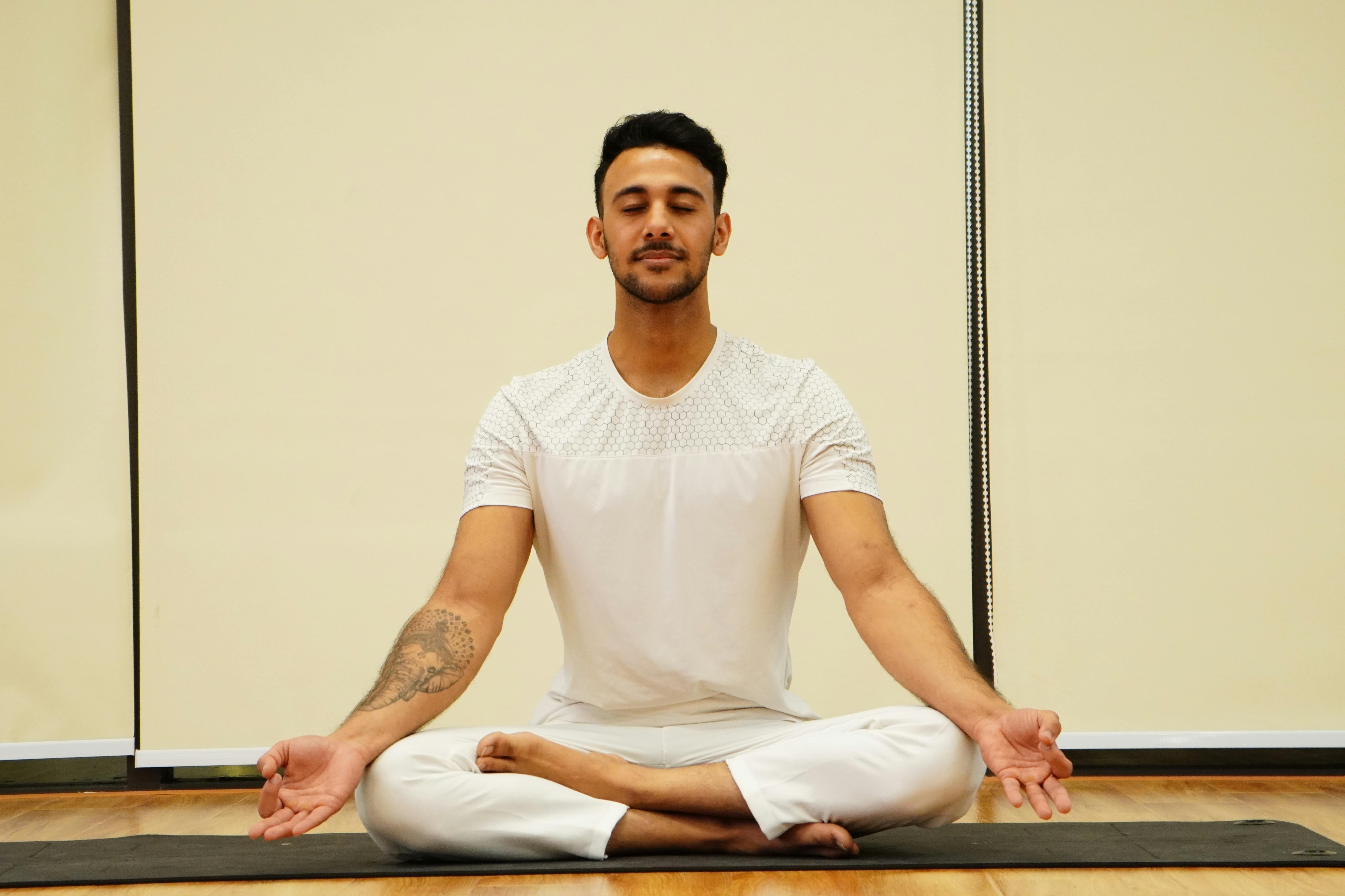 Man Practising Yoga · Free Stock Photo