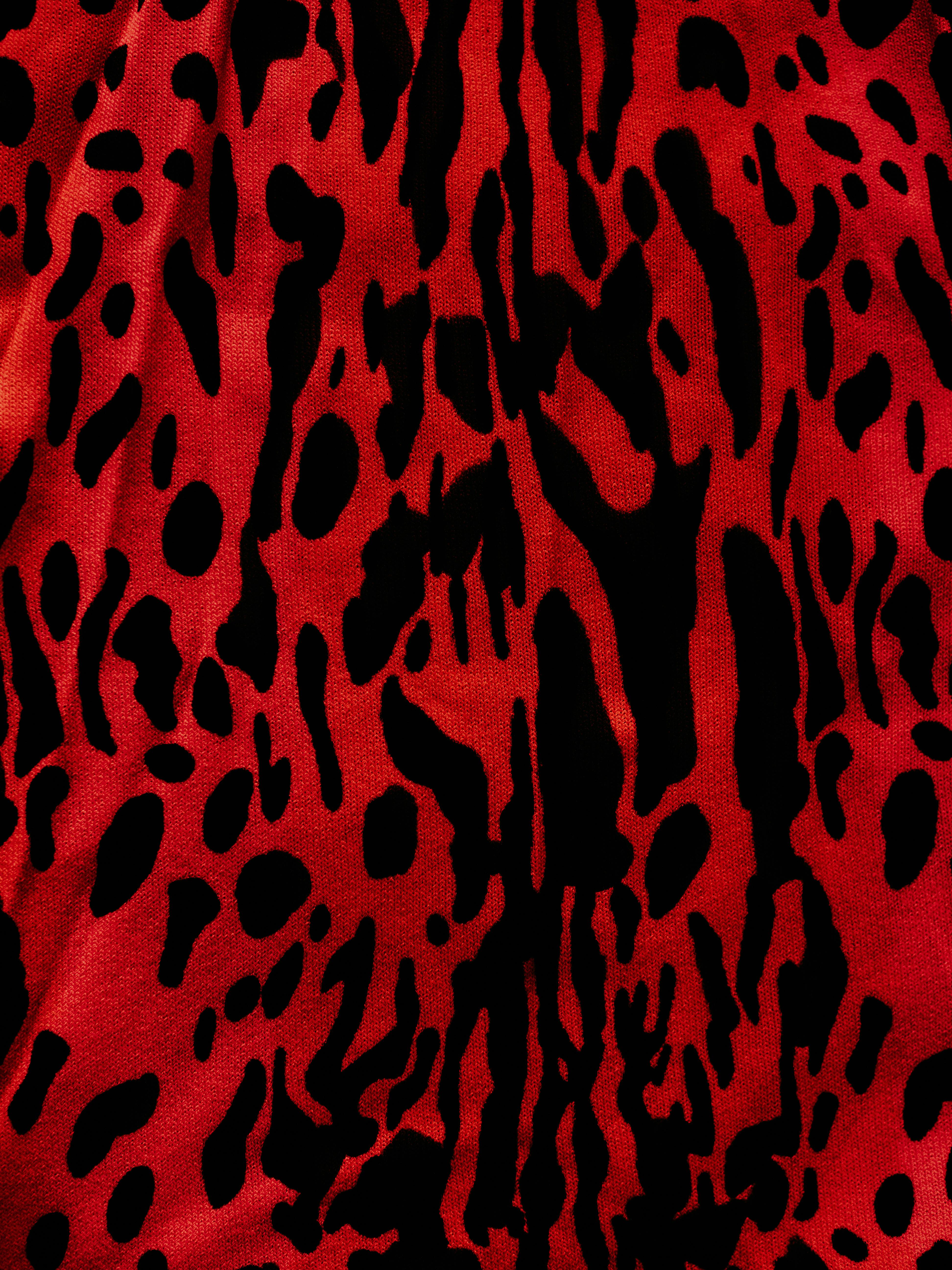 Black Spots on Red Fabric · Free Stock Photo
