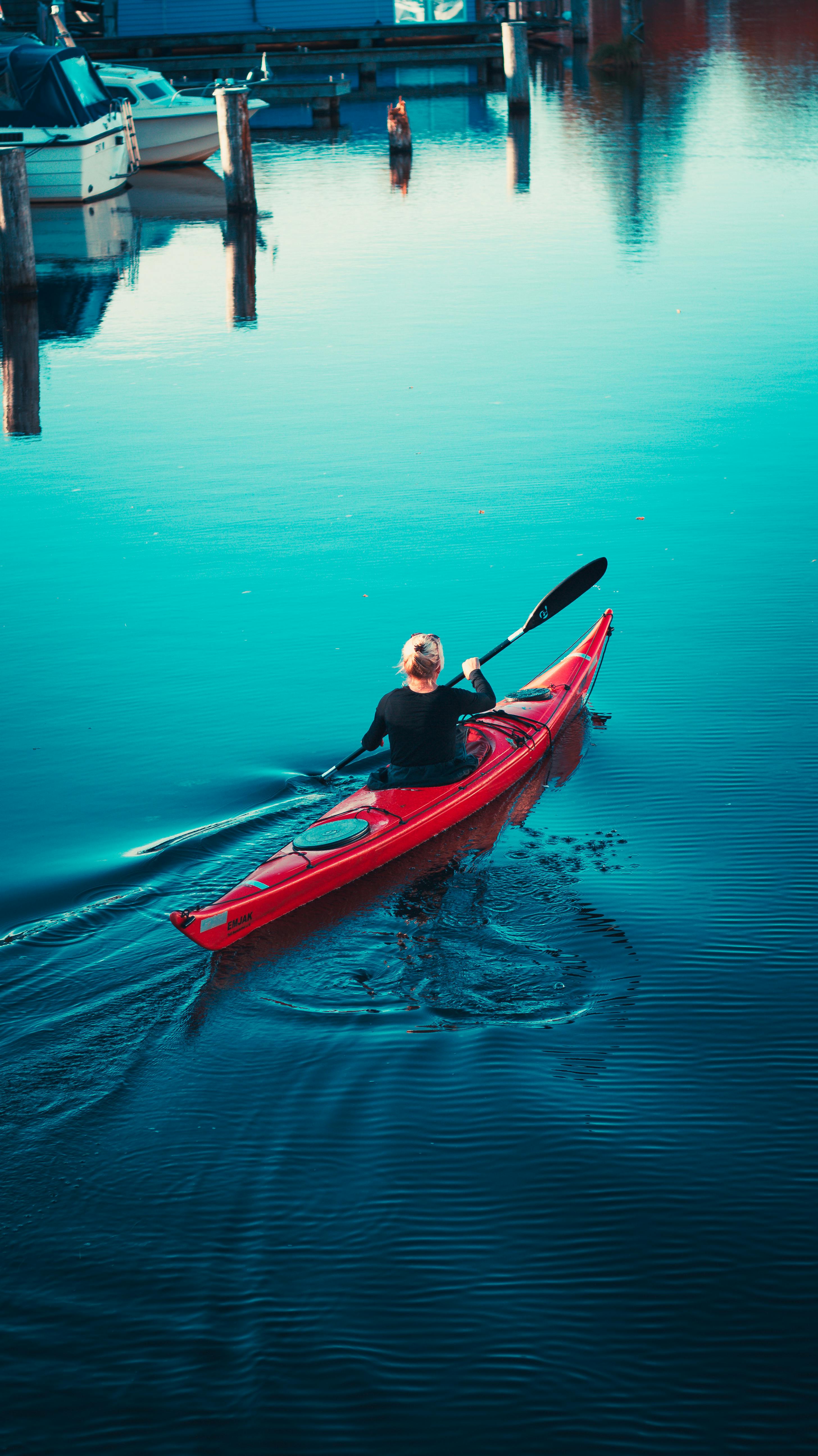 Woman in Kayak · Free Stock Photo