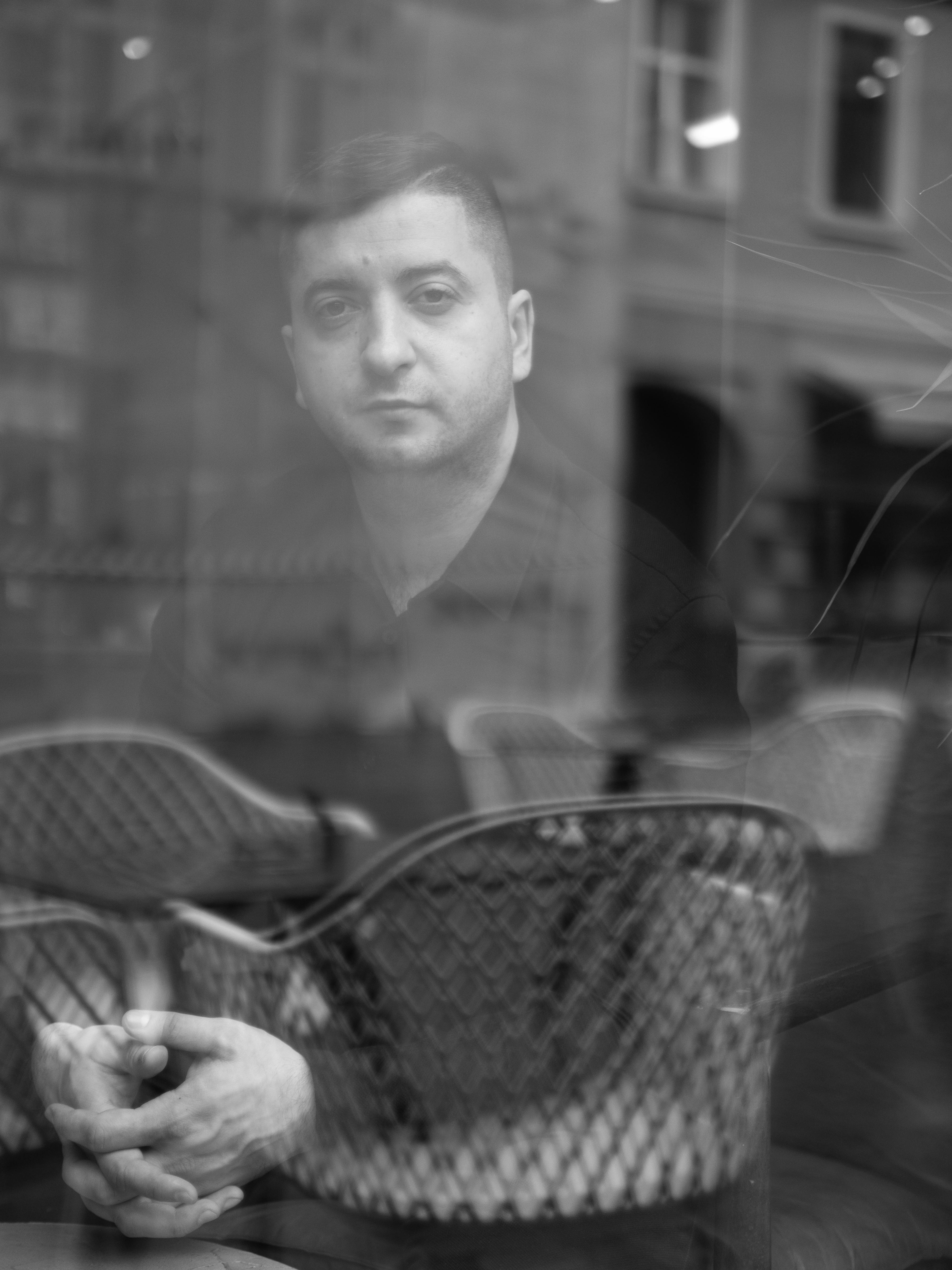 Man Face Reflection in Window · Free Stock Photo