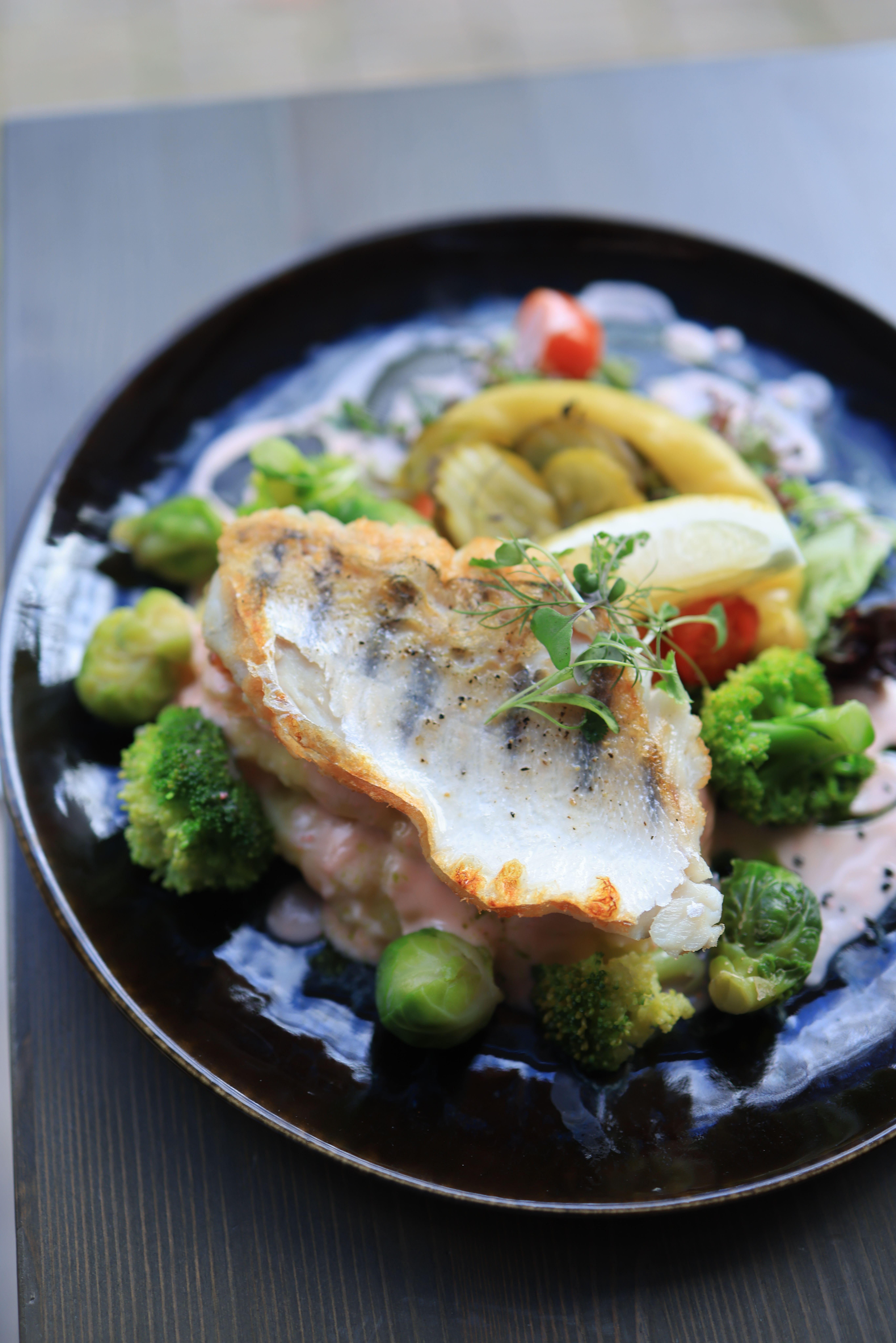 Delicious Salmon with Vegetables · Free Stock Photo