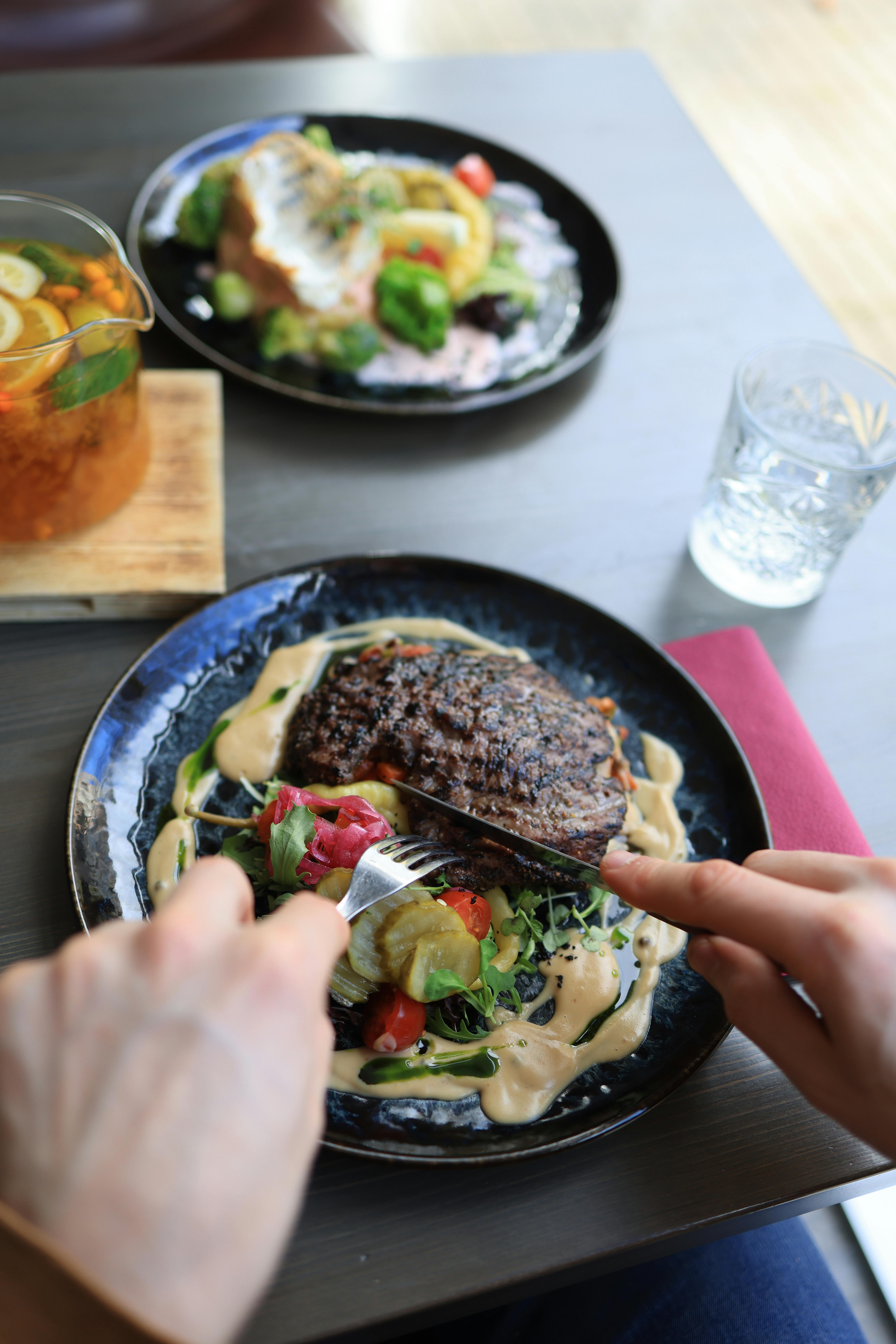 Cooked Food on Plate · Free Stock Photo