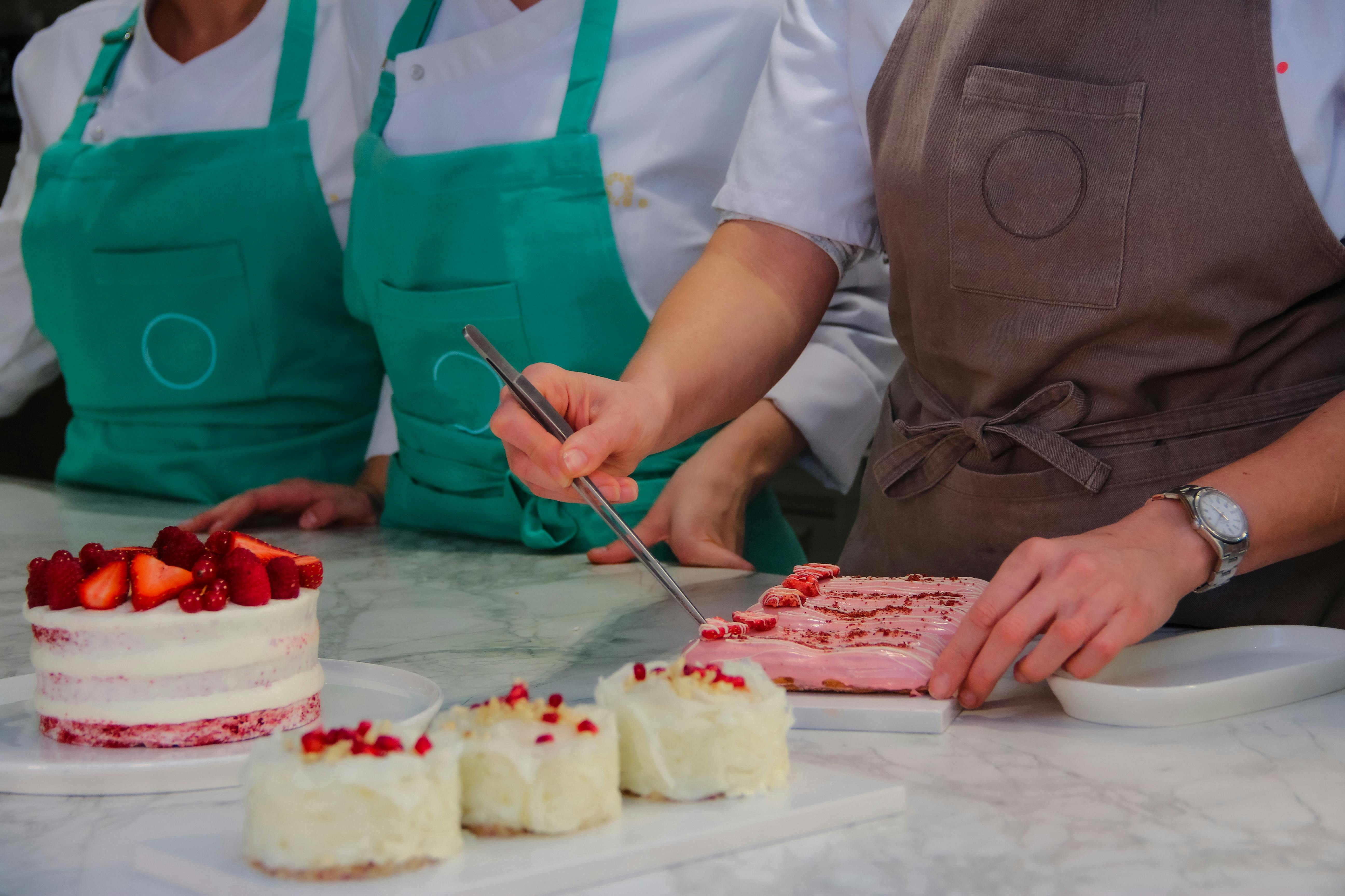 Chefs preparing Pastries · Free Stock Photo