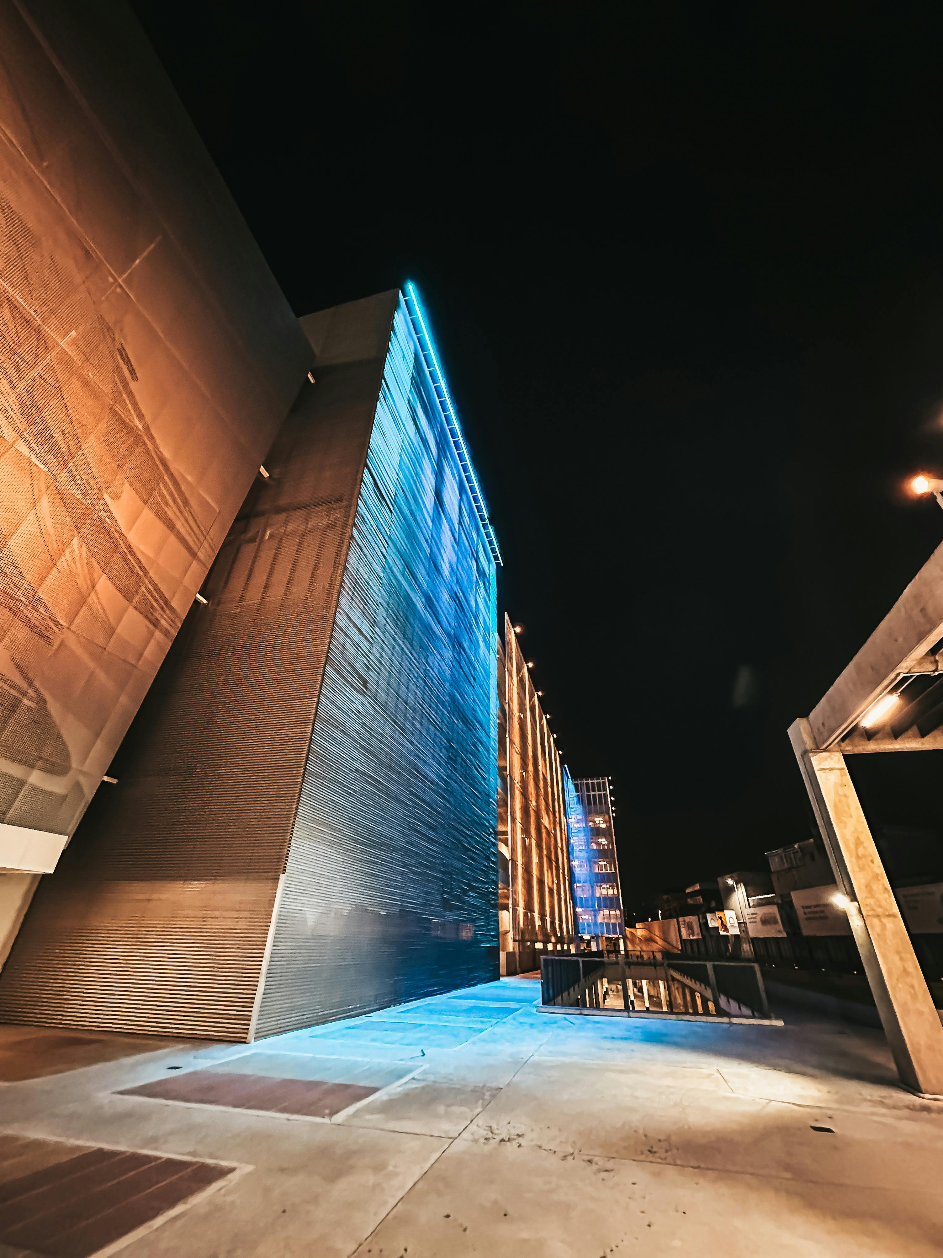 Faced of Modern Architecture Building · Free Stock Photo