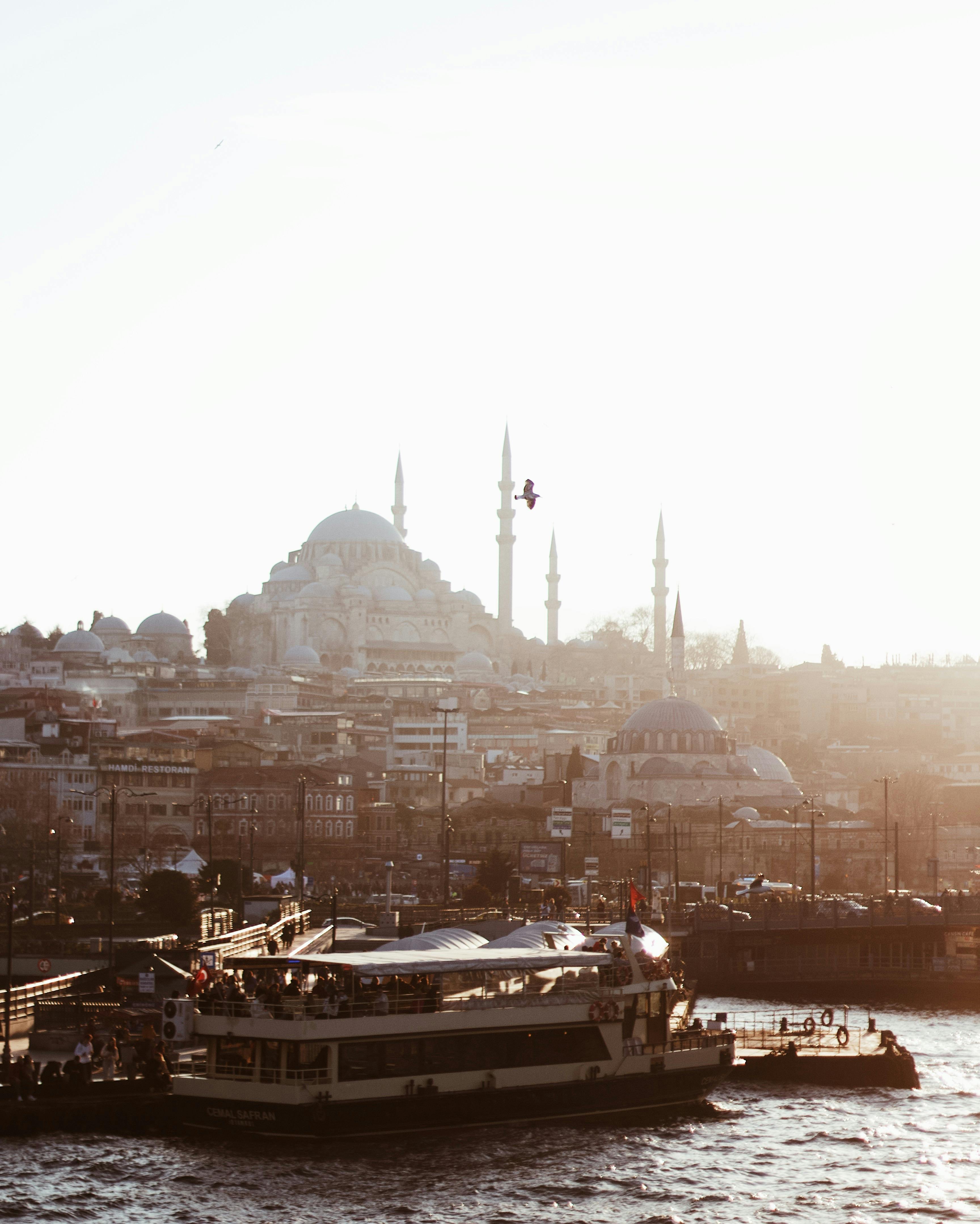 Silhouetted Ortakoy Mosque in Istanbul, Turkey · Free Stock Photo
