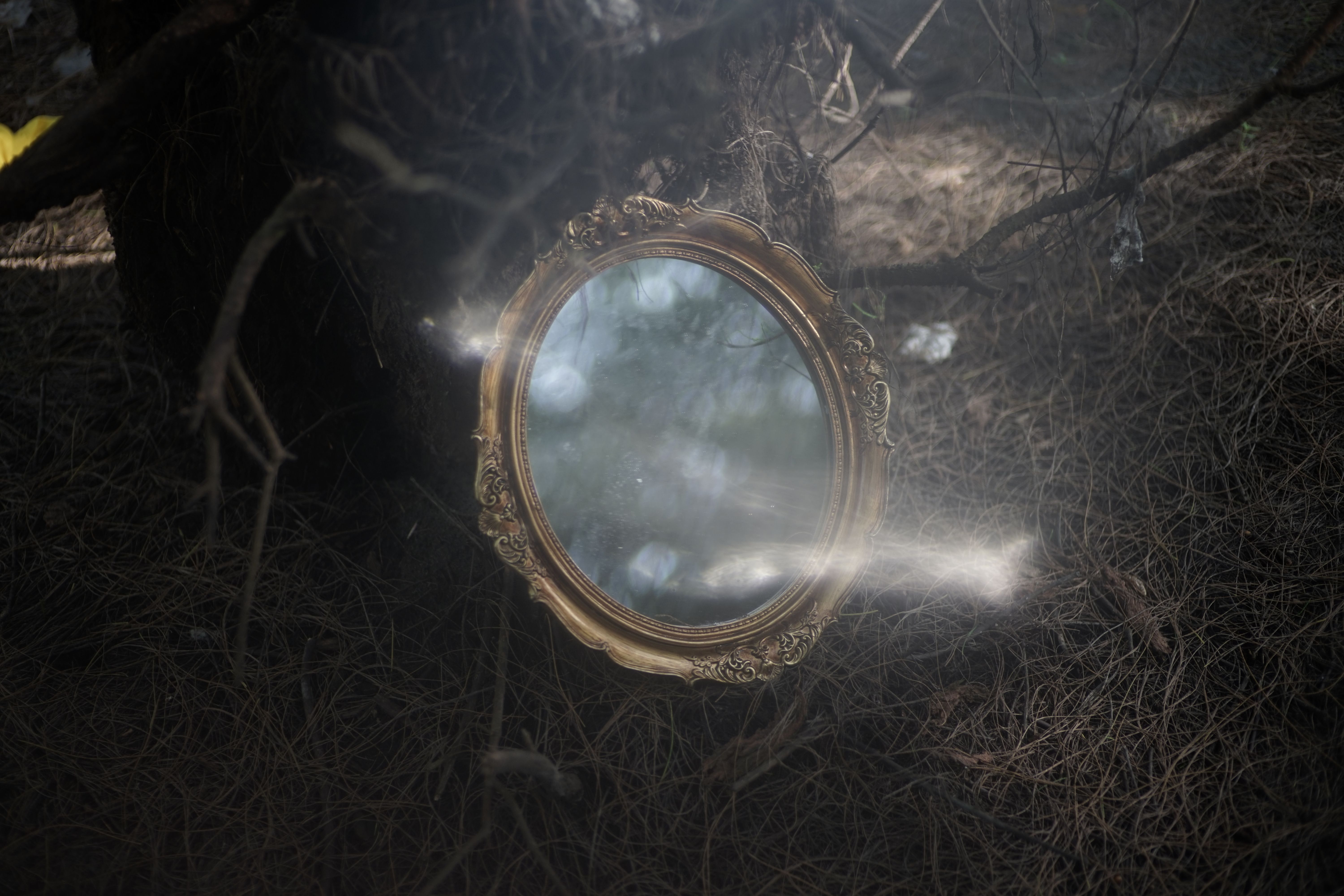 Vintage, Decorative Mirrors on Wall · Free Stock Photo