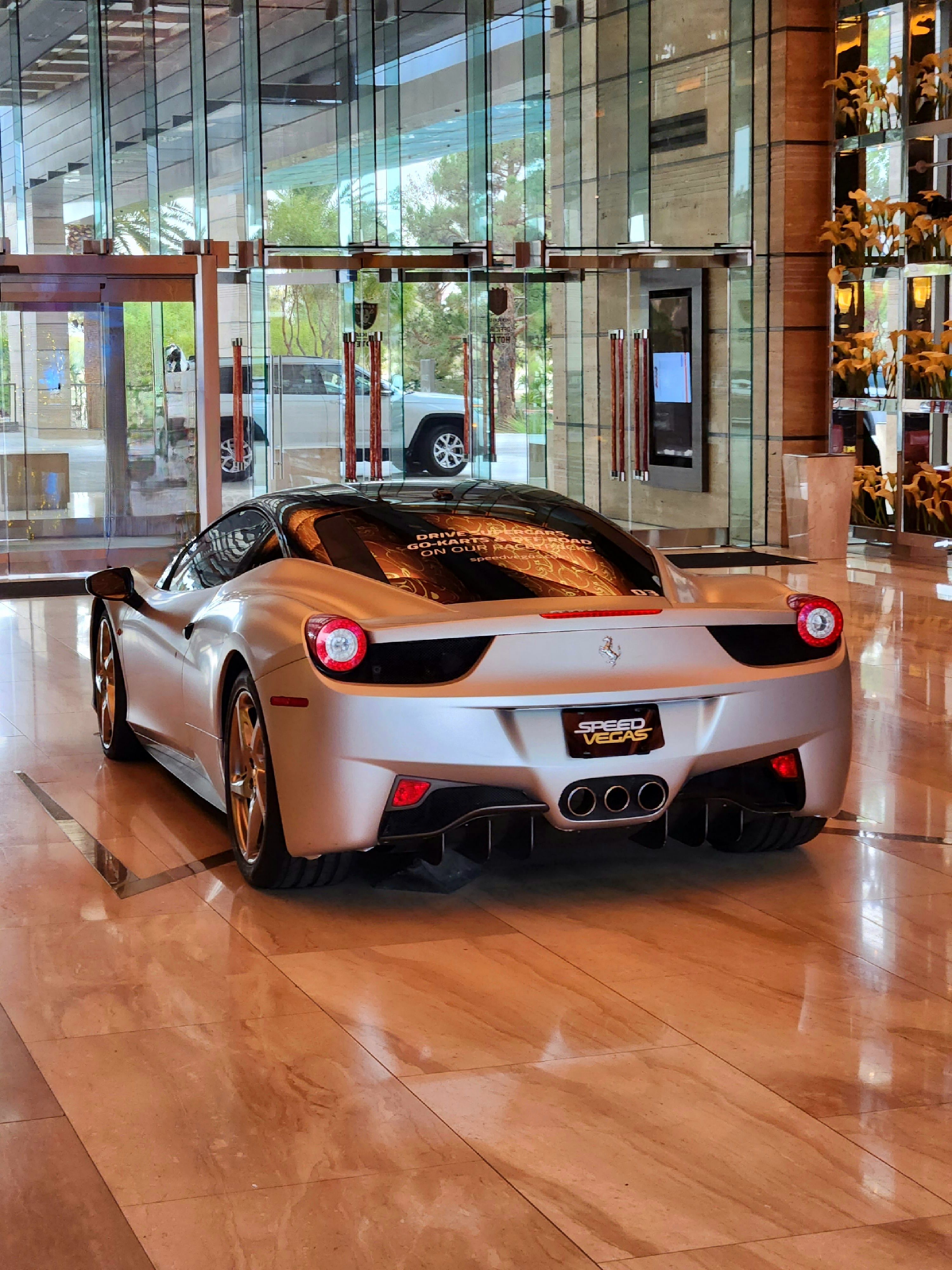 Ferrari 458 Grey Wallpaper