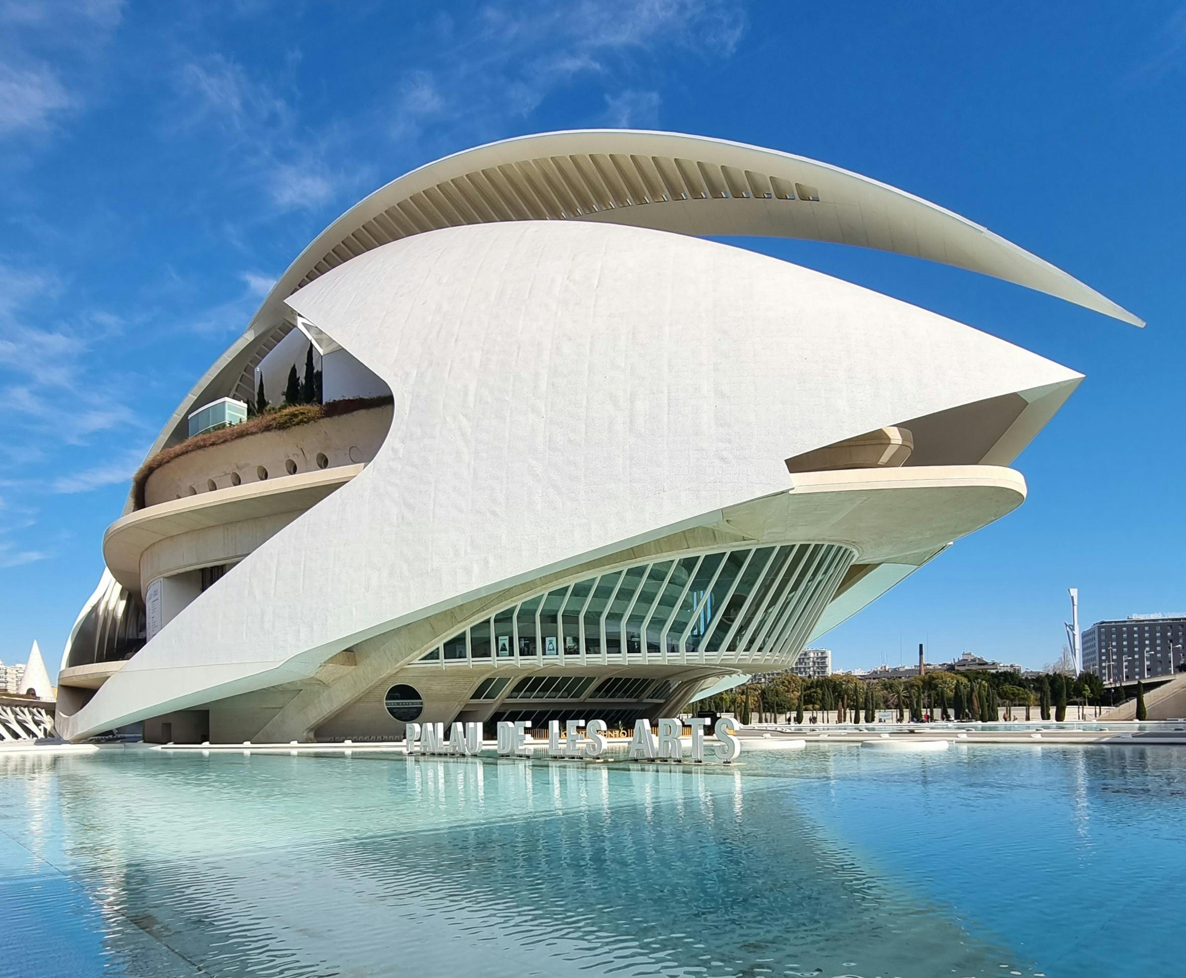 The Valencia Opera House Under Blue Sky · Free Stock Photo