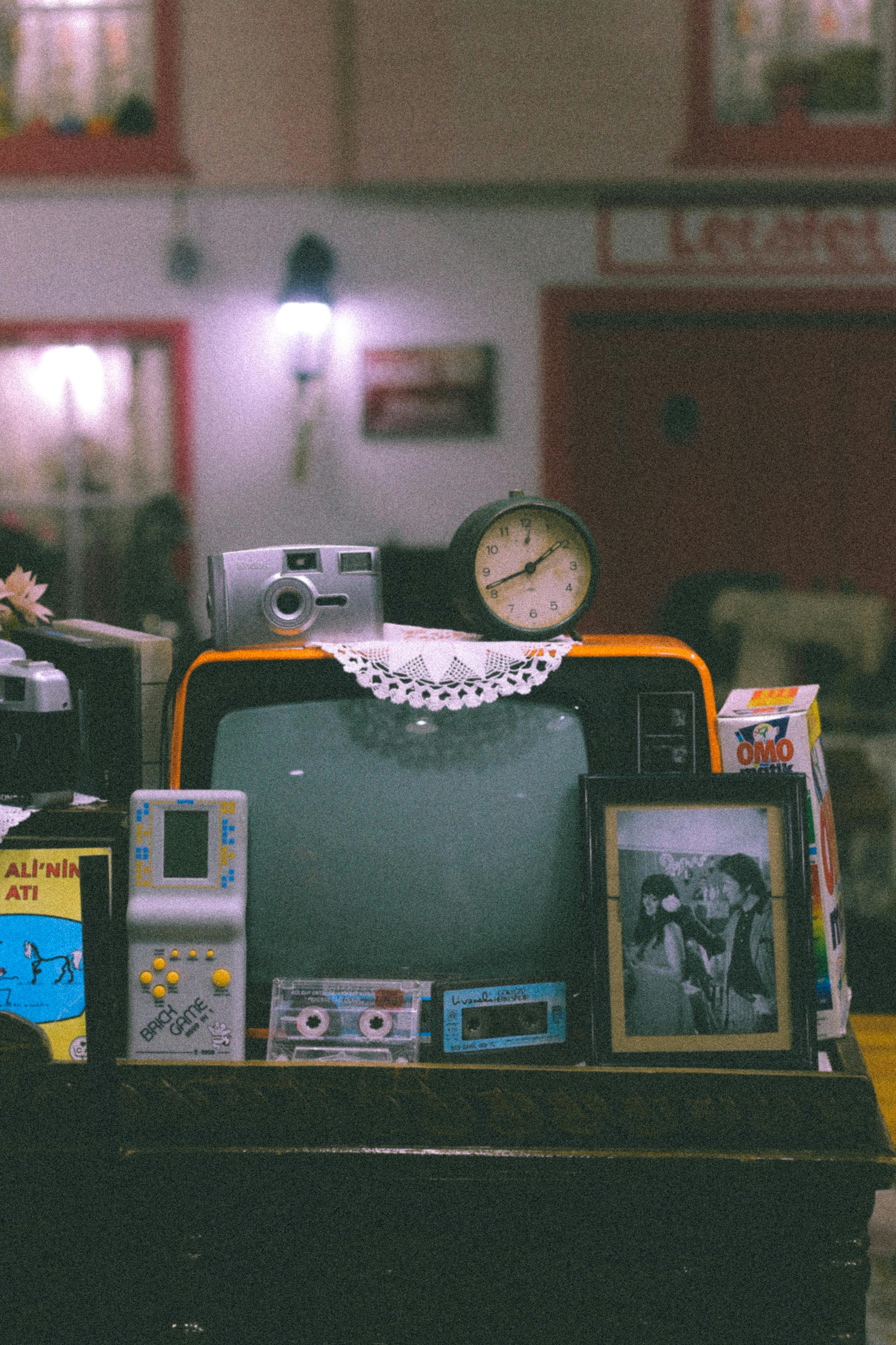 Vintage Shop Interior with Retro Electronics · Free Stock Photo