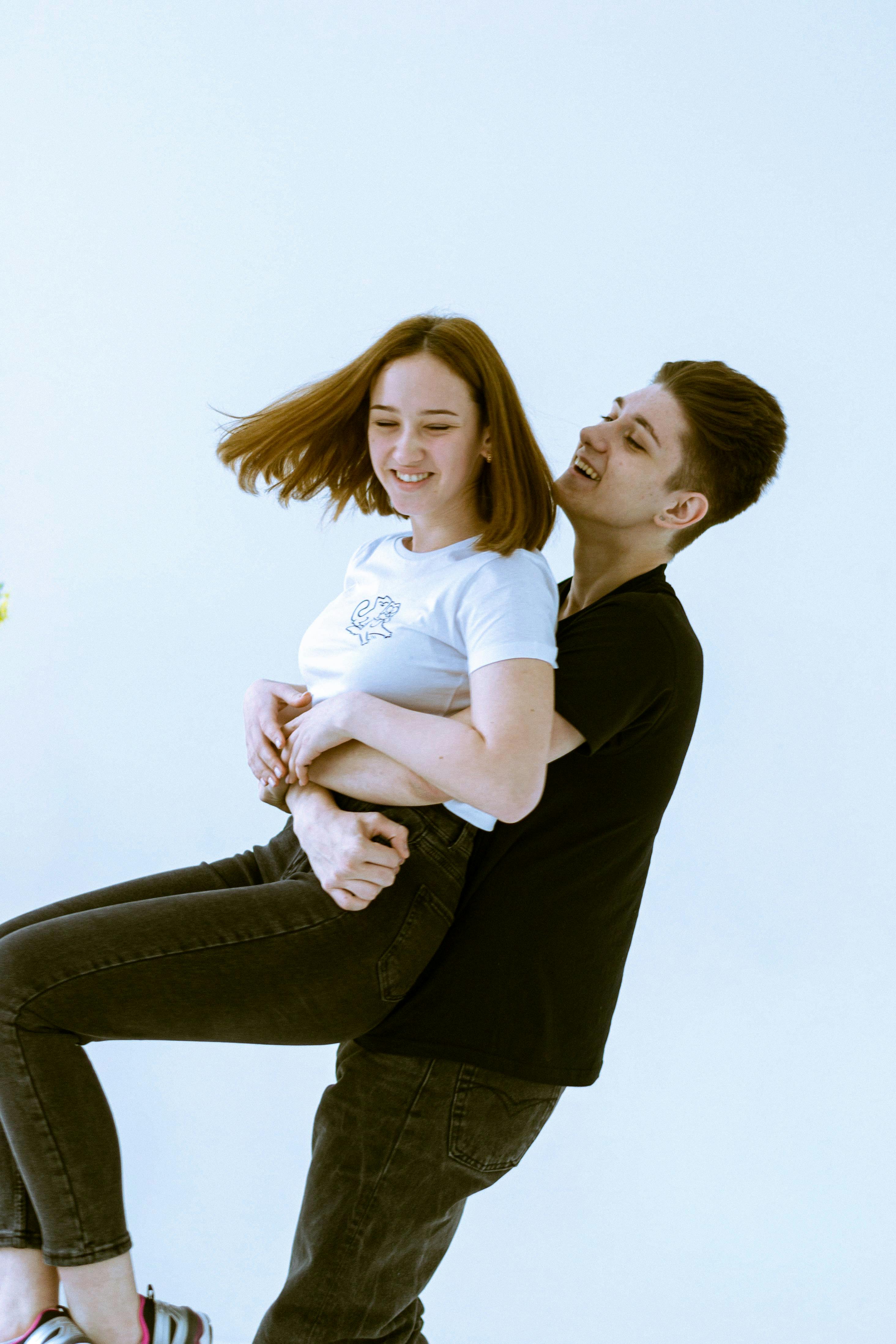 Couple Goofing around · Free Stock Photo