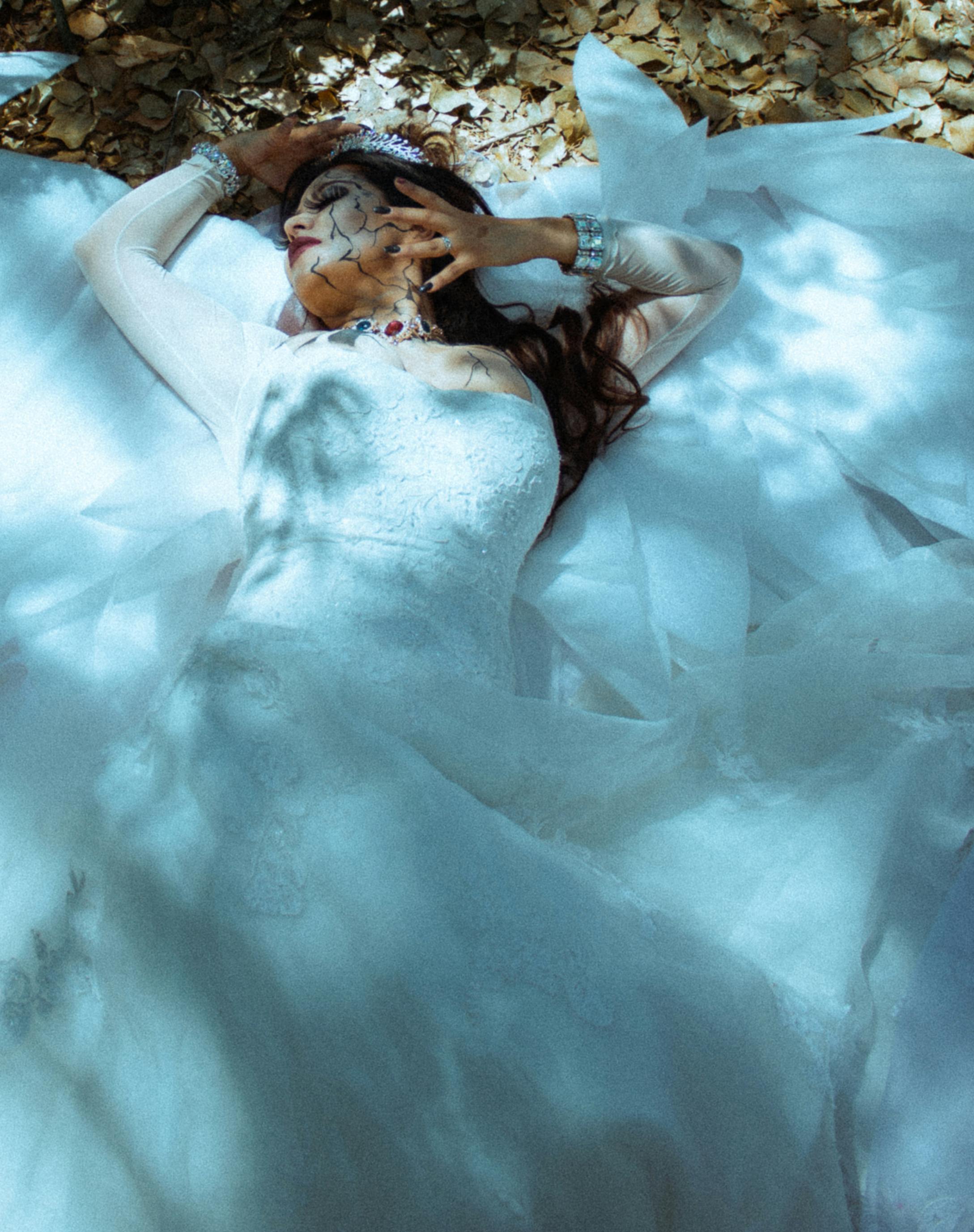 Creepy Bride in Wedding Dress · Free Stock Photo