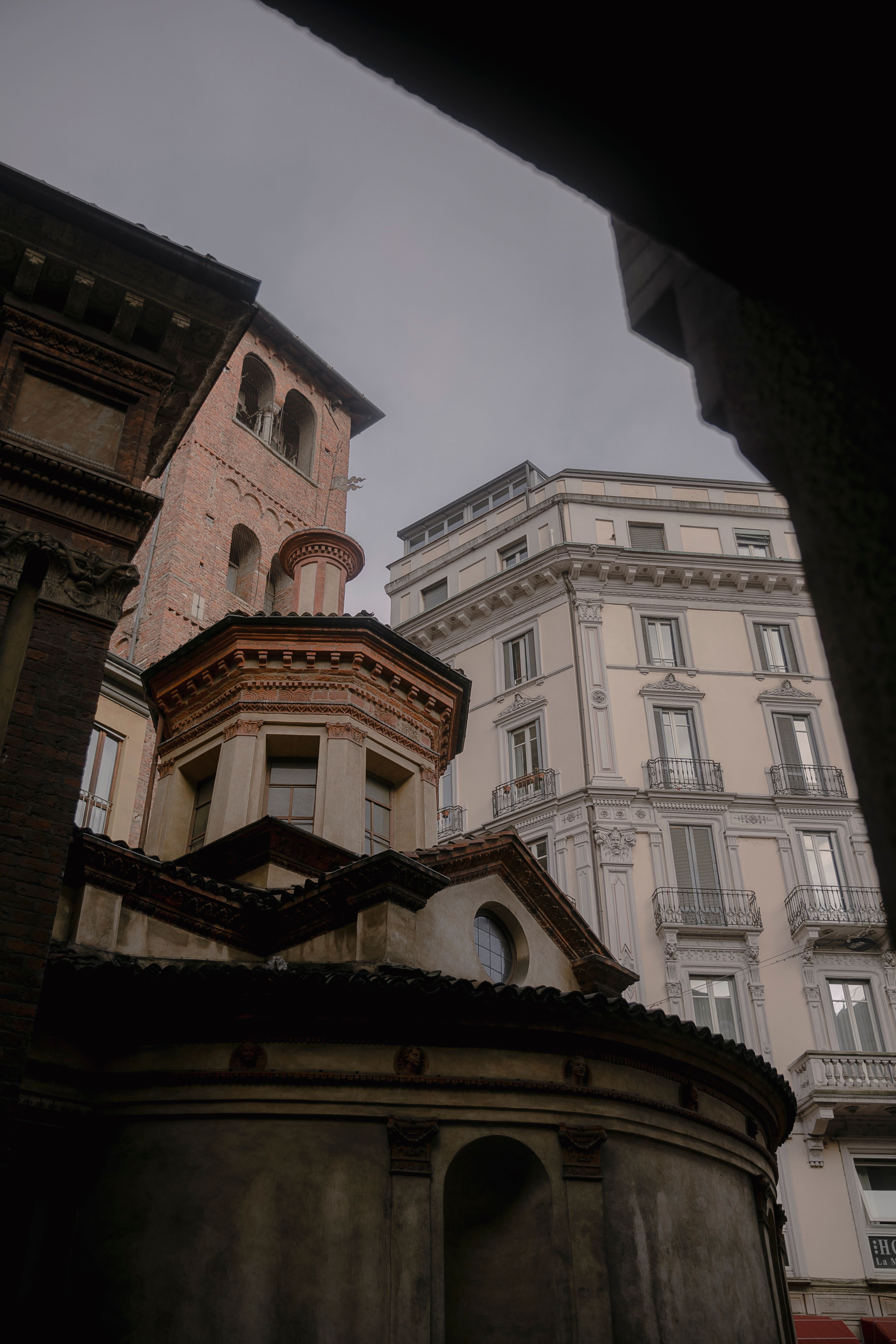 Overcast over Buildings in Town · Free Stock Photo