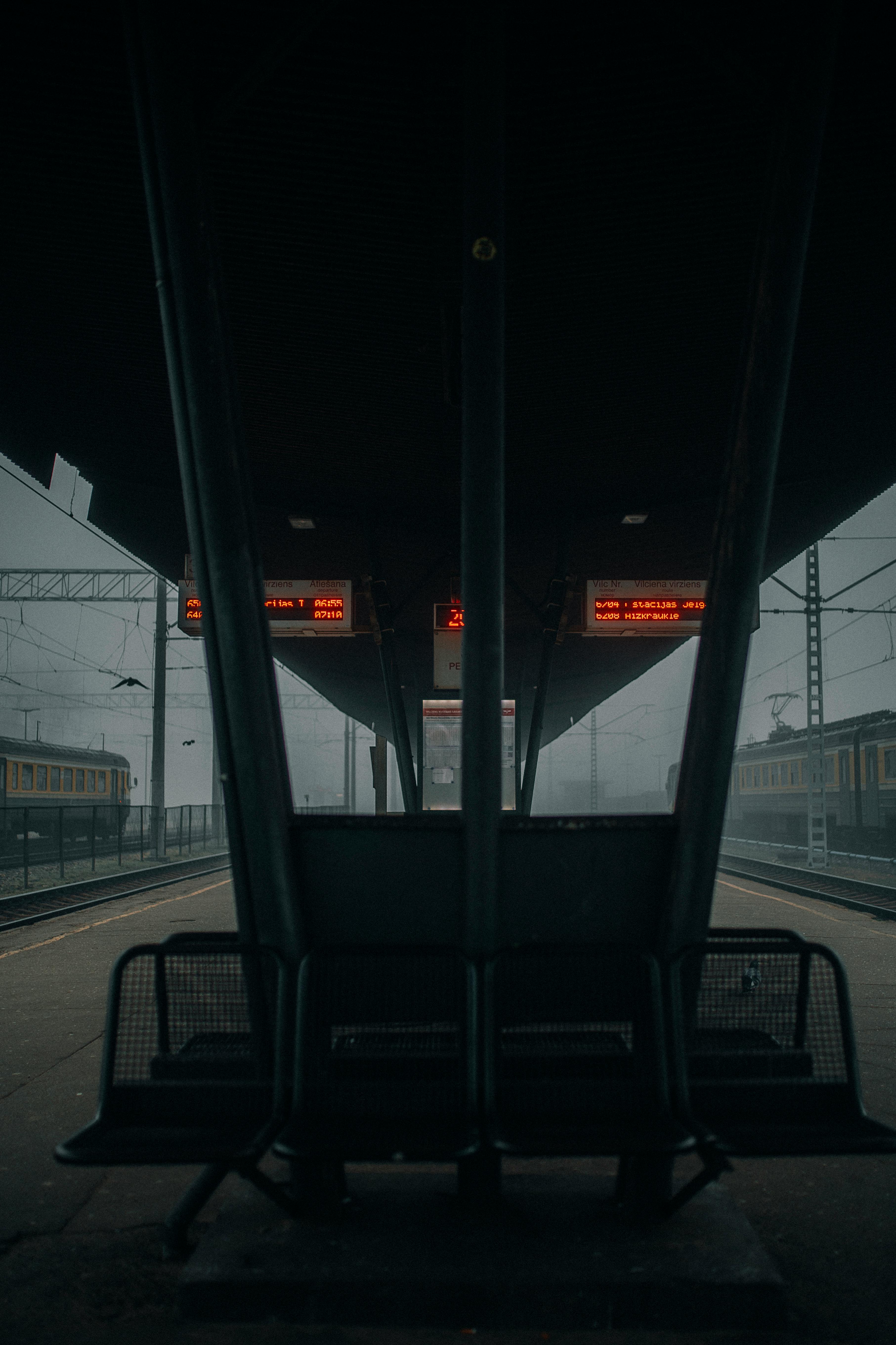 Overcast over Platform on Train Station · Free Stock Photo