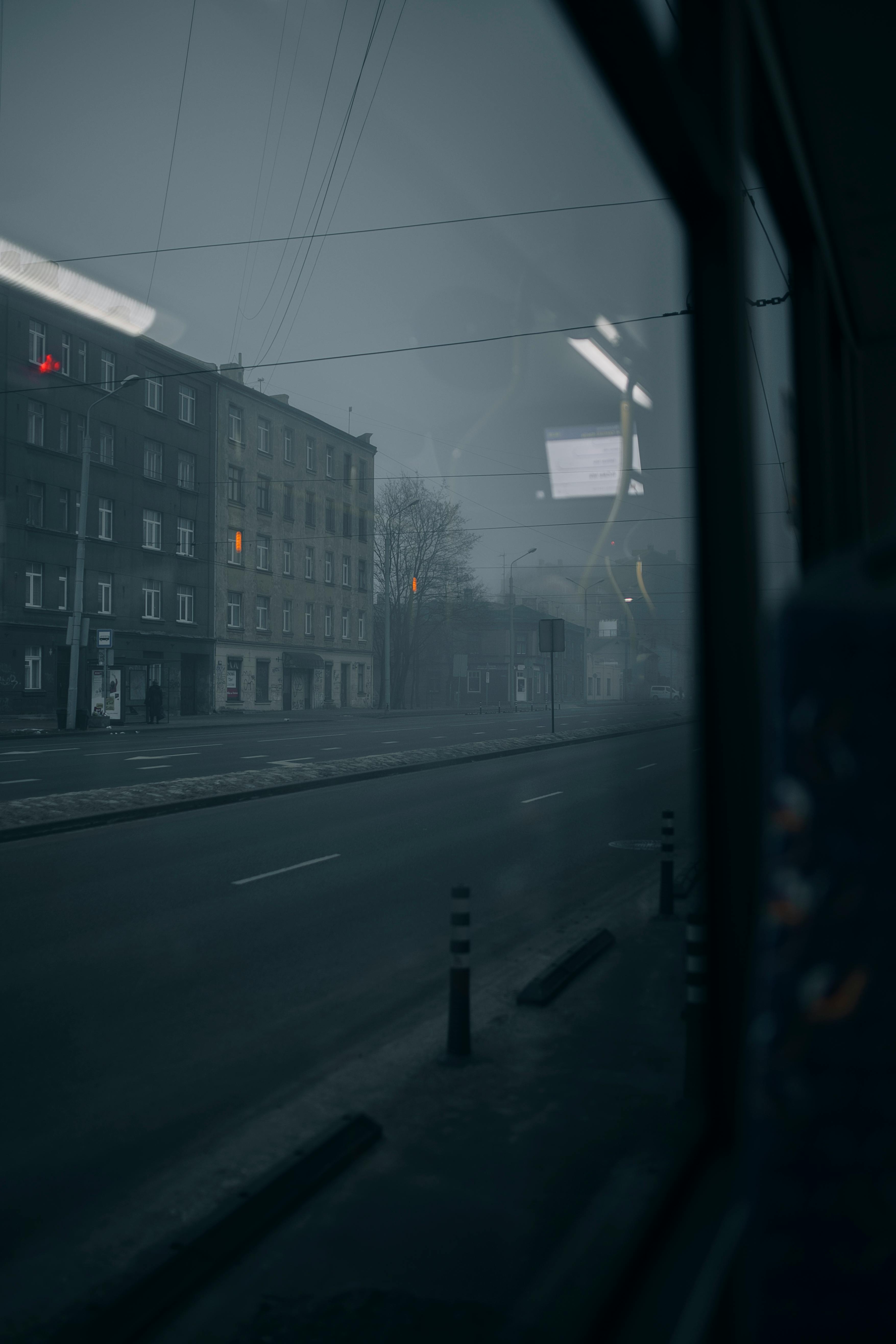 Fog in City Seen Through Window · Free Stock Photo